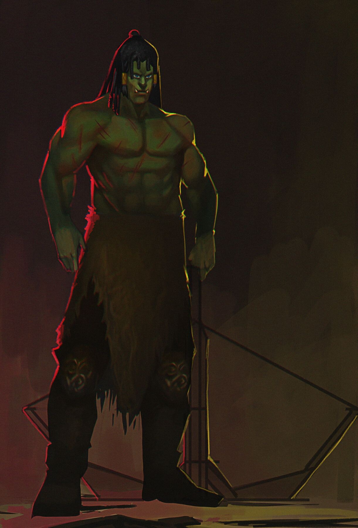 ArtStation - Half Breed Orc