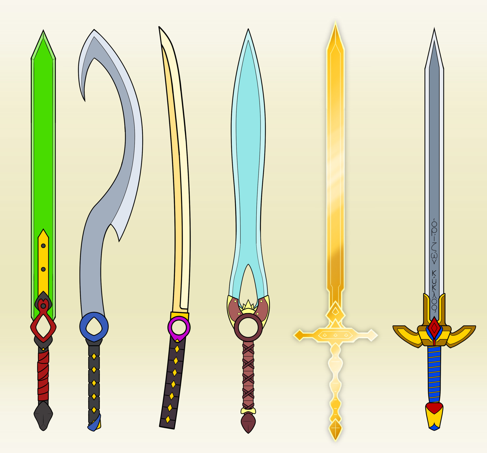 ArtStation - Astral - Sword Variations