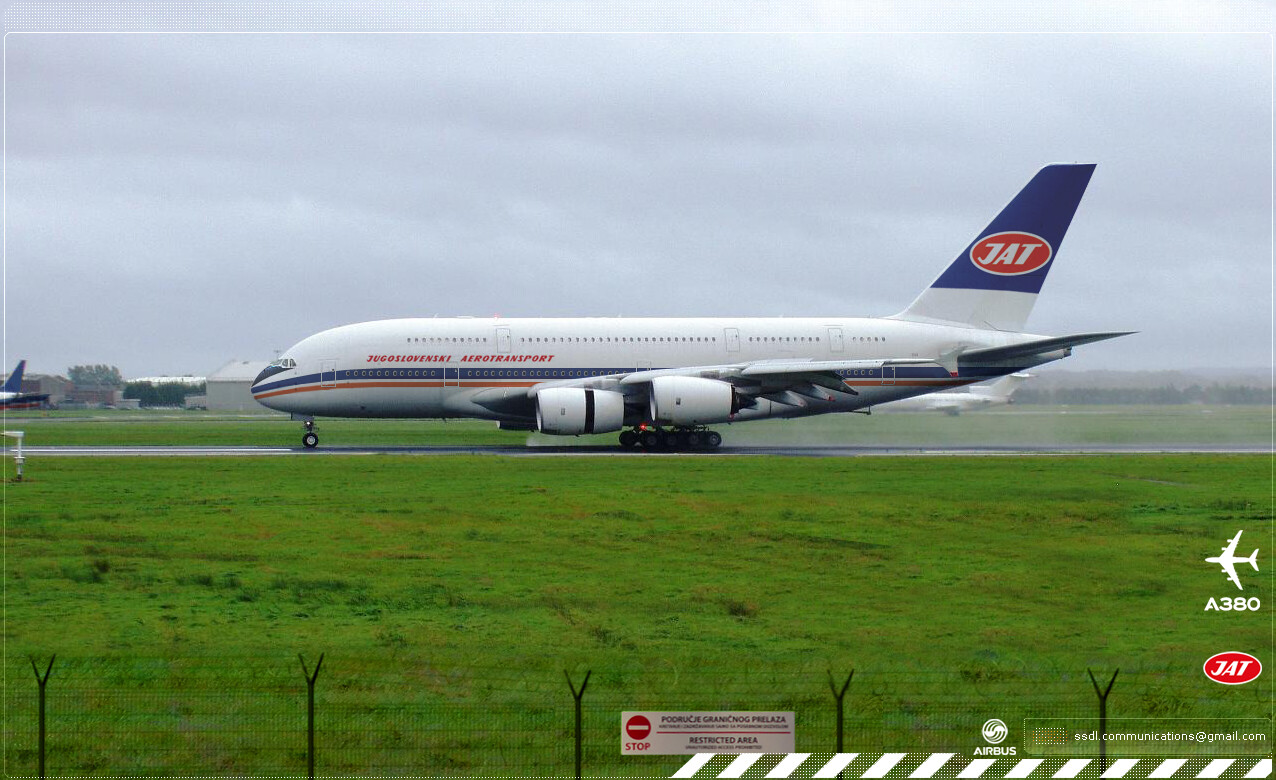 ArtStation - Yugoslav Airlines Jugoslovenski Aerotransport JAT Airbus ...