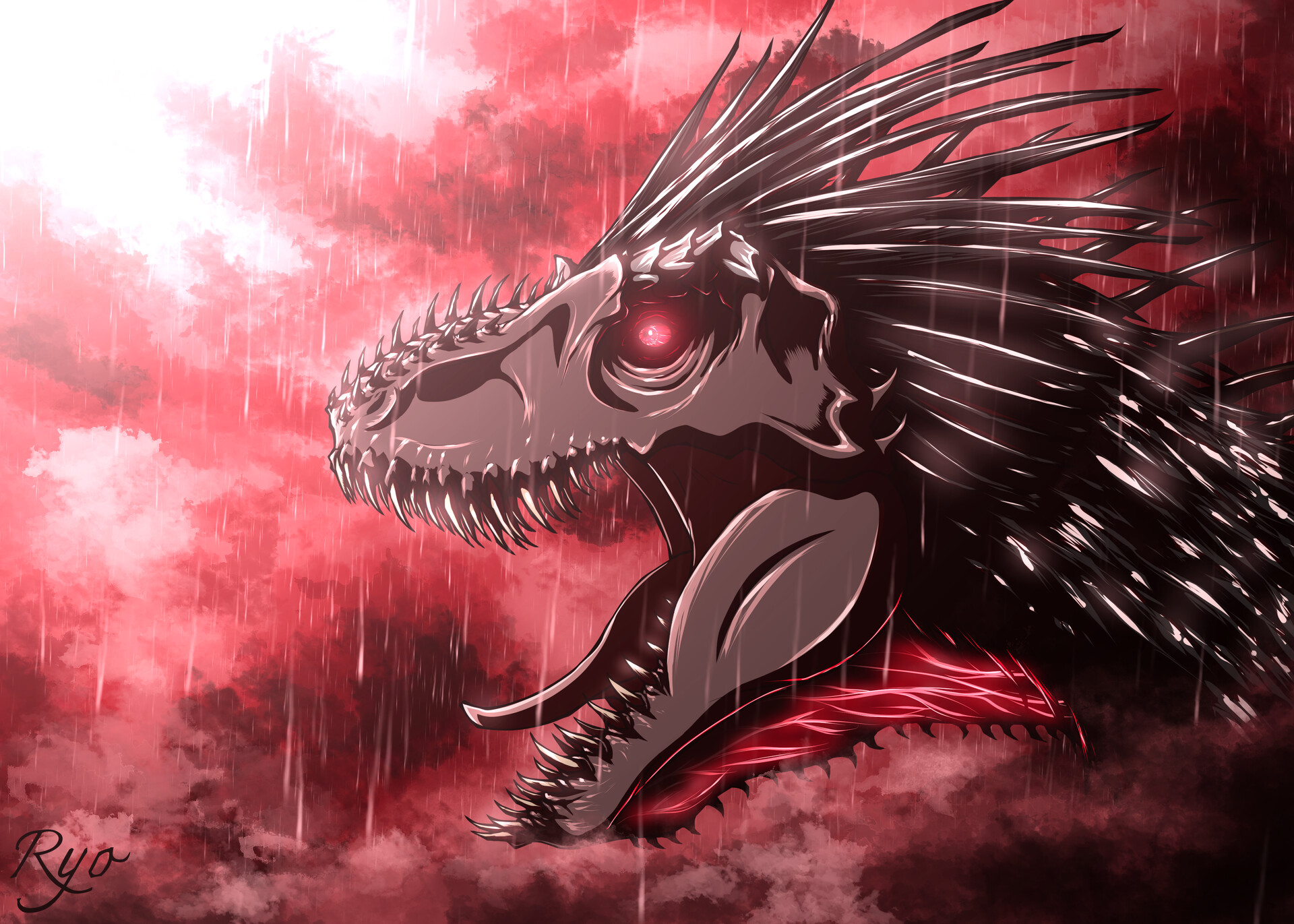 ArtStation - Tyrannosaurus Rex Portrait