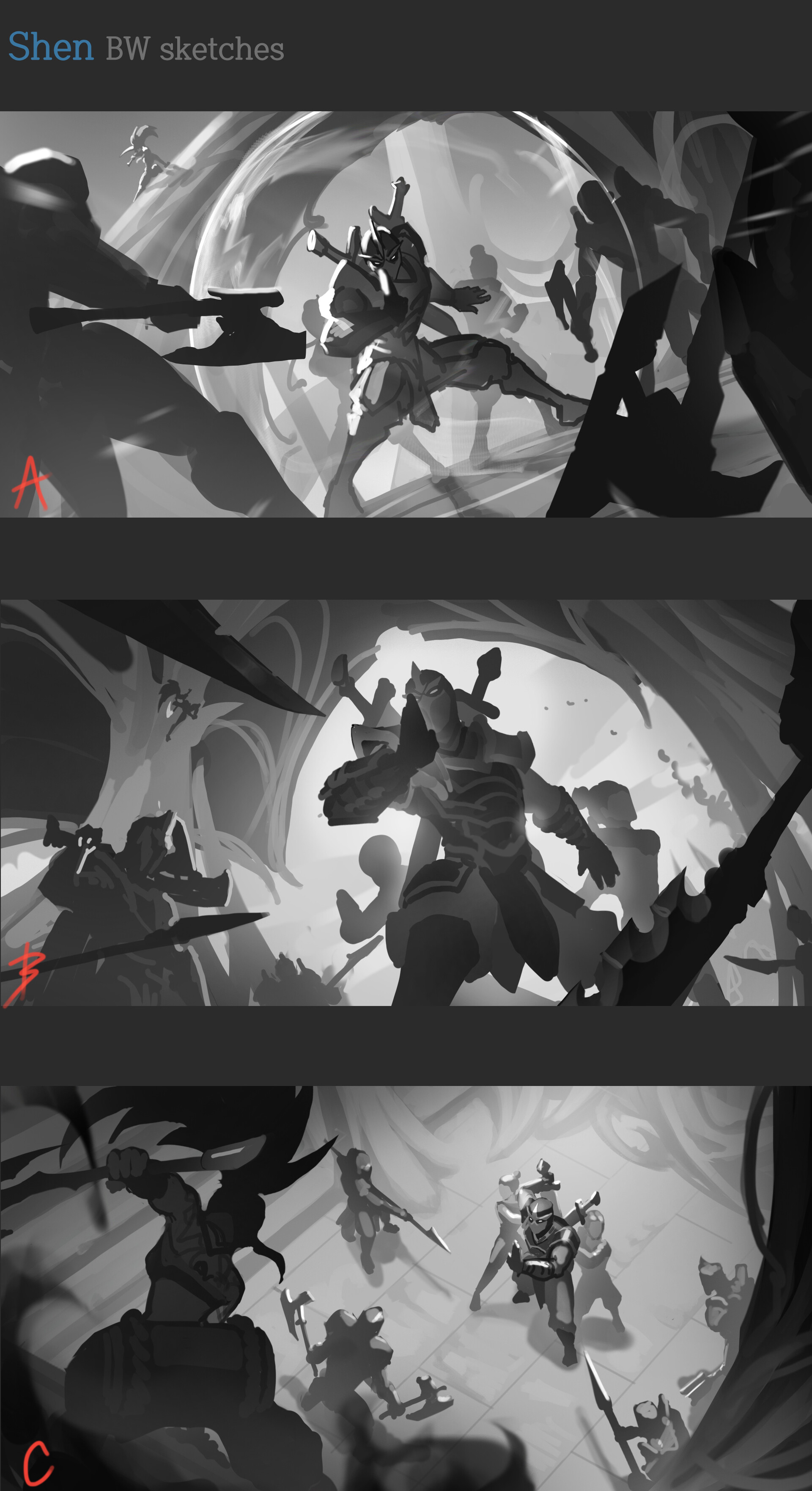 League Of Legends Shen Splash Art