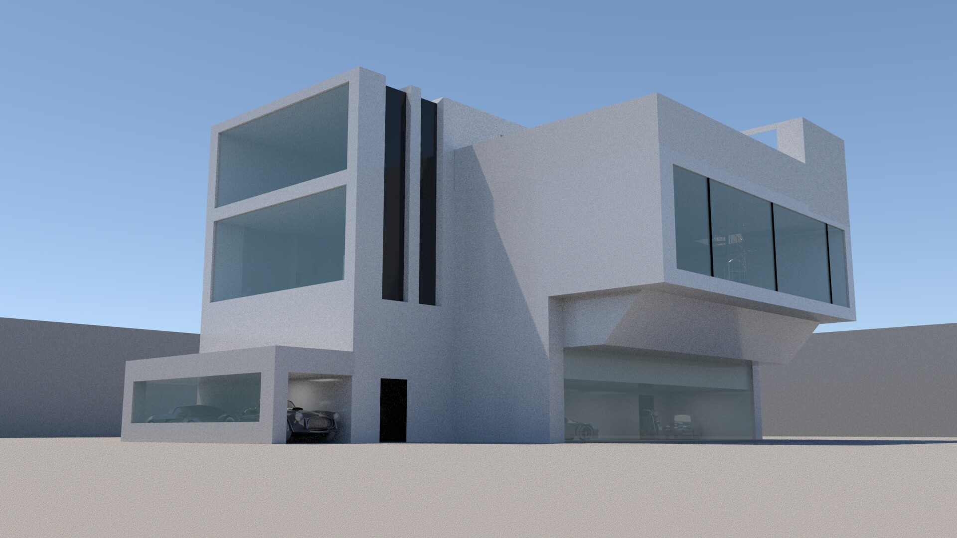 ArtStation - Building Exterior | Modern Architecture Design