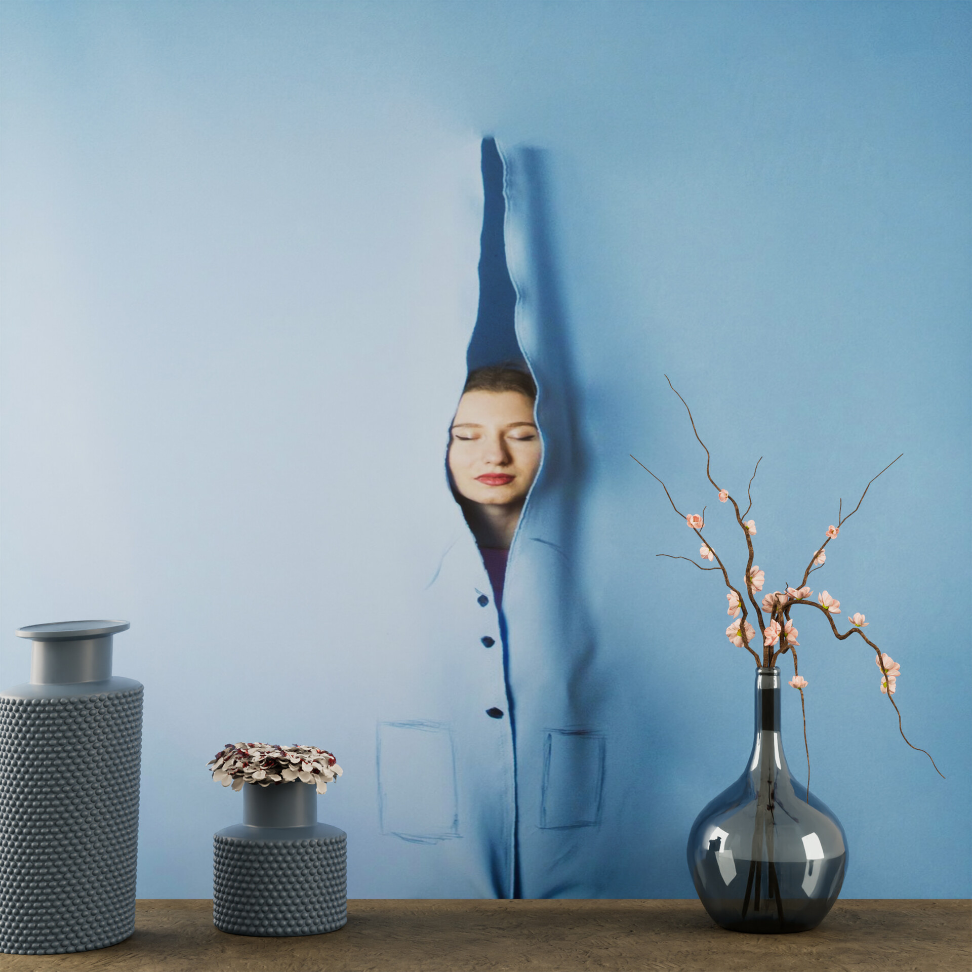 ArtStation - lady hiding