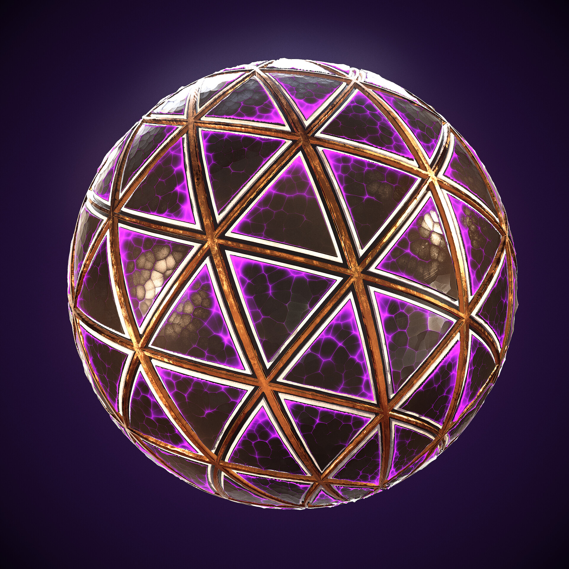 ArtStation - [Nodevember] Day 1 and 2 - 3 Sided | Neon tiles