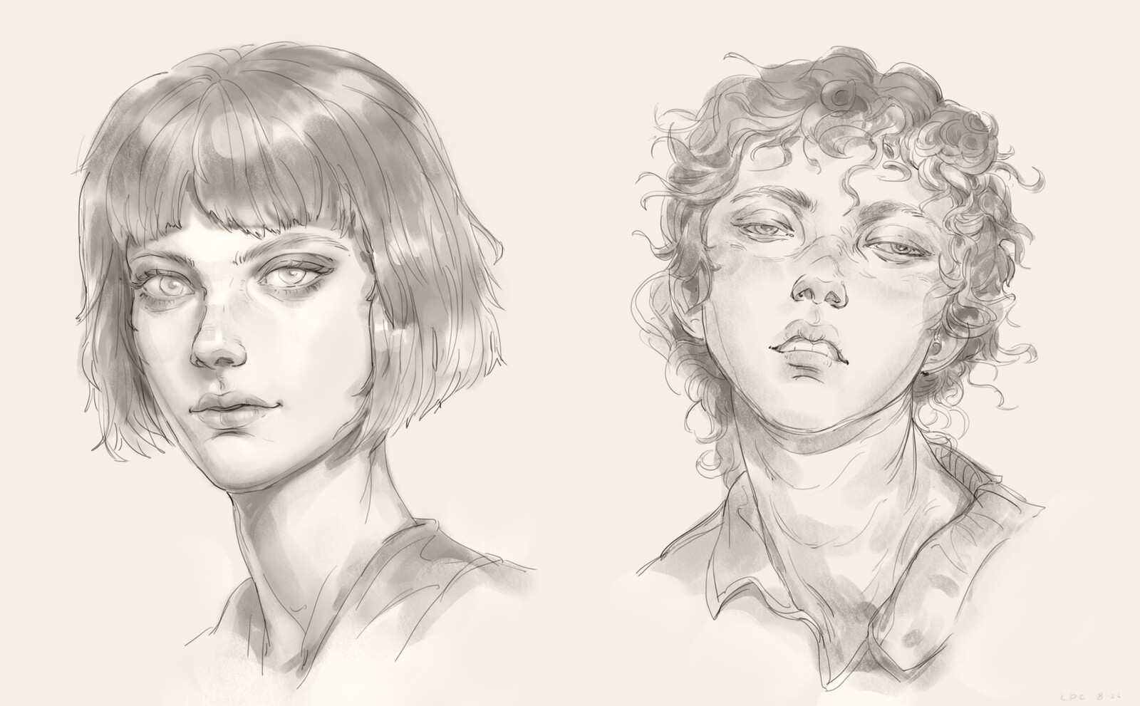 liu pengcheng - 20210822速写