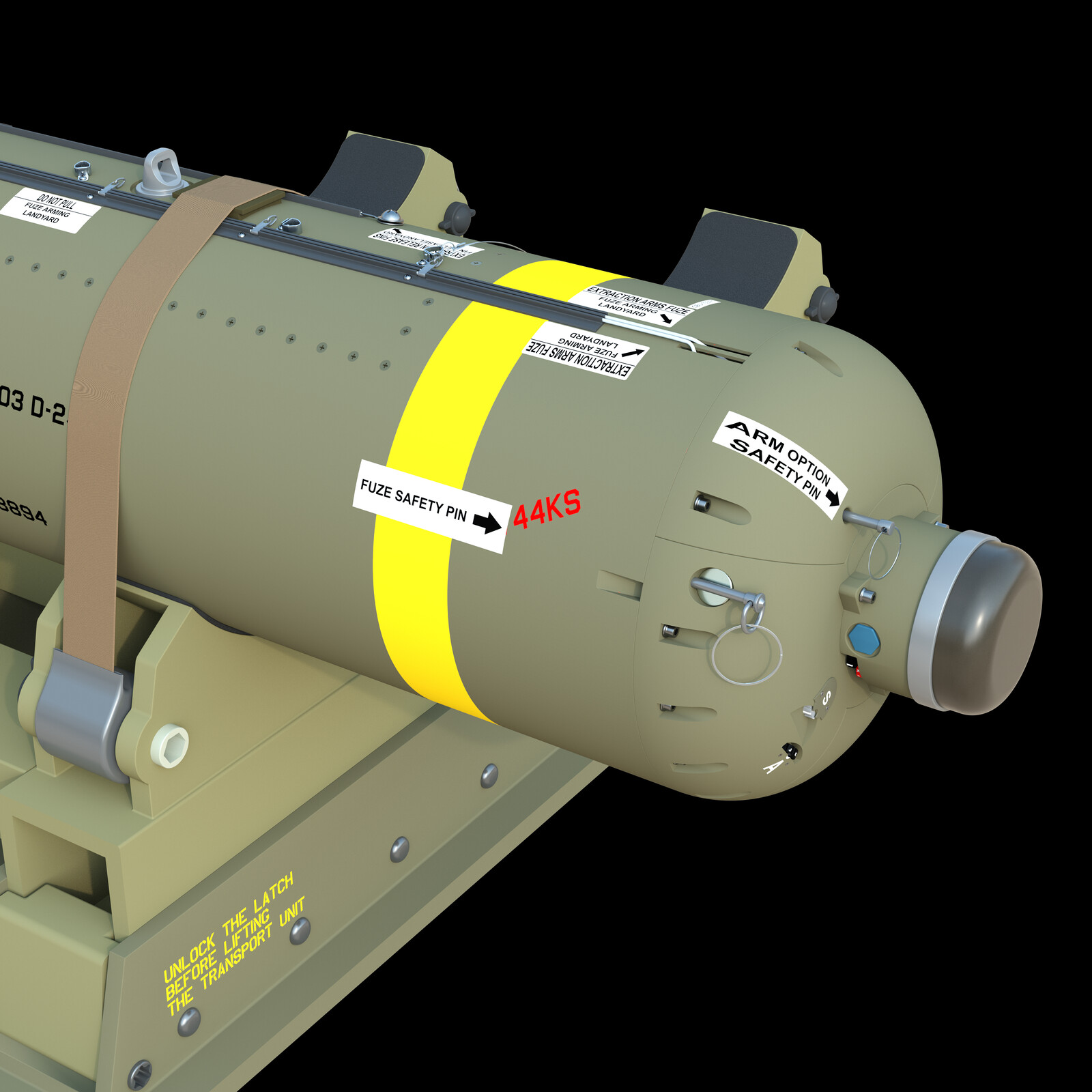 Edgar B - CBU-87 and CBU-103 Combined Effects Munitions on platform