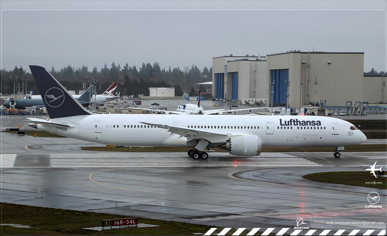 ArtStation - Lufthansa Boeing 787 Dreamliner Livery concept