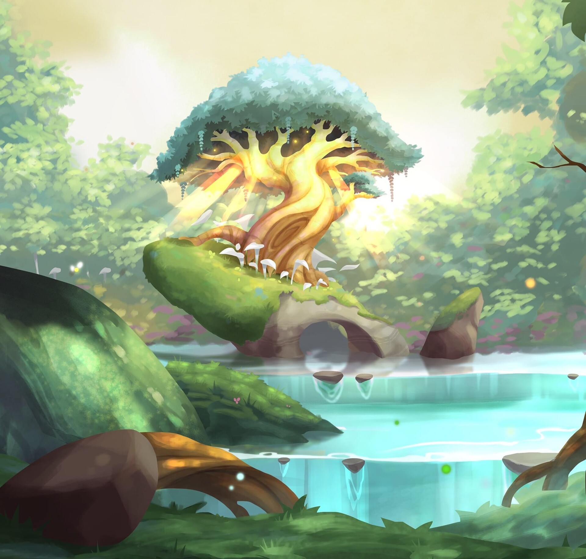 ArtStation - ‘Living Forest’ cover art