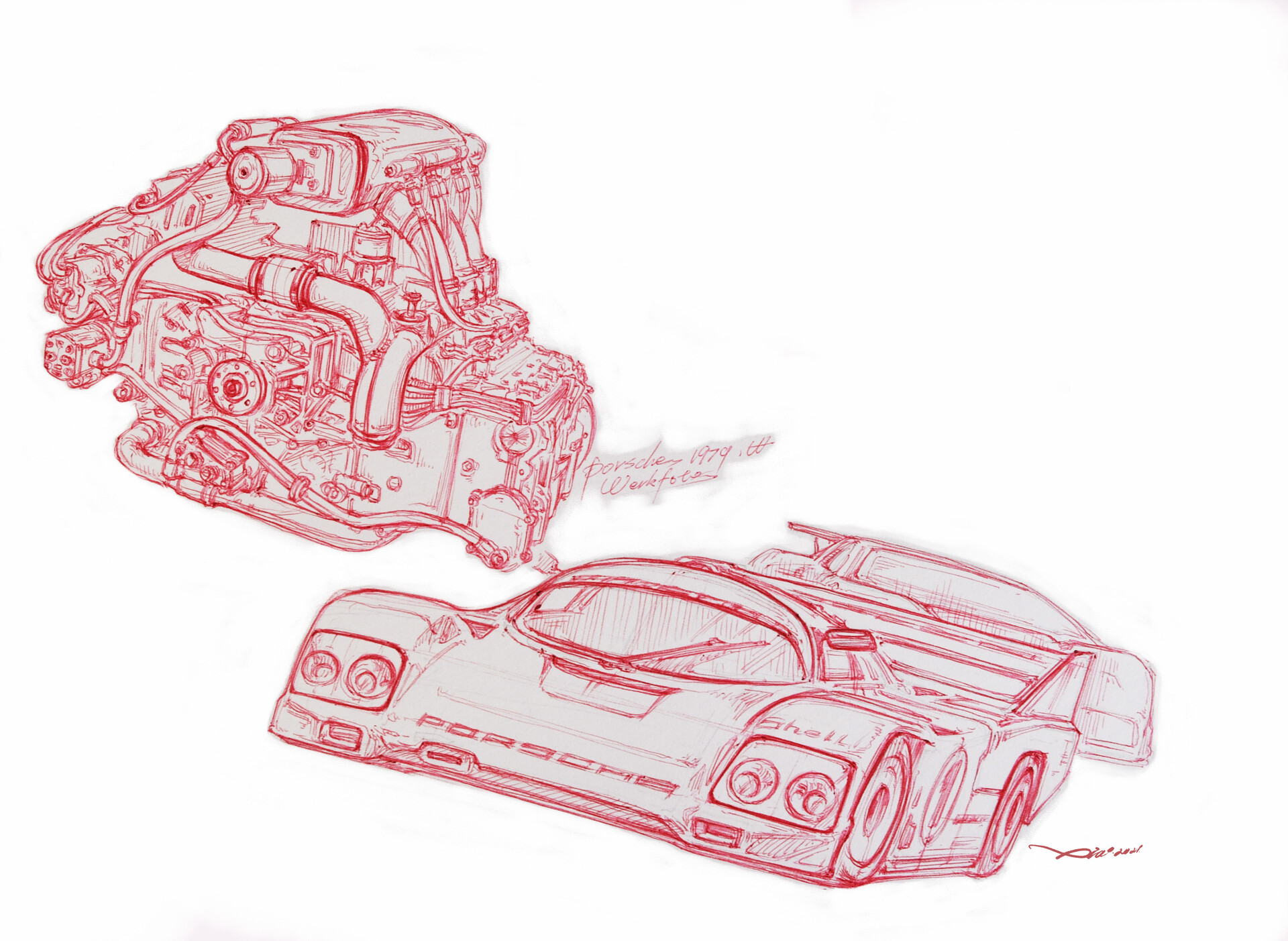 ArtStation - Porsche-gtp