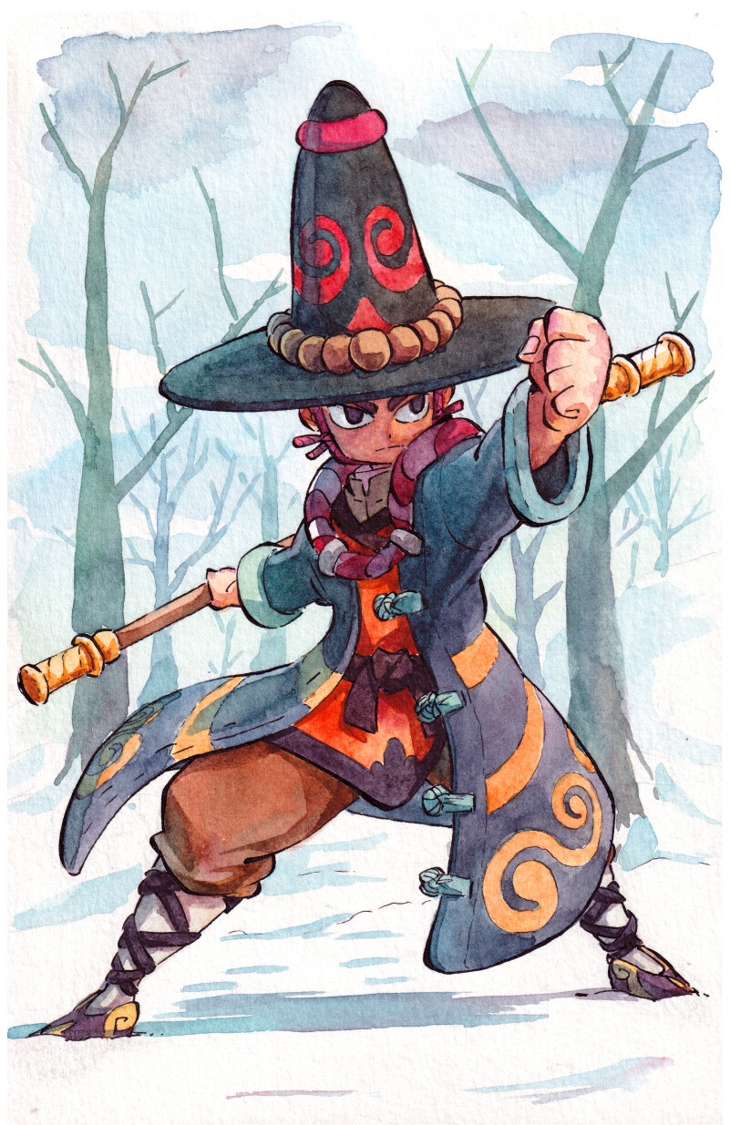 ArtStation - Pole fighter