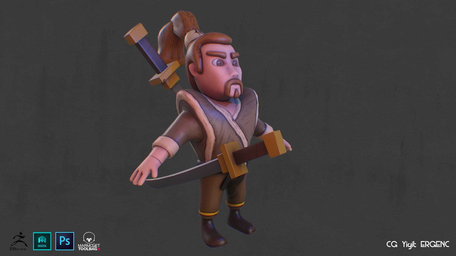 ArtStation - Warrior Game Character