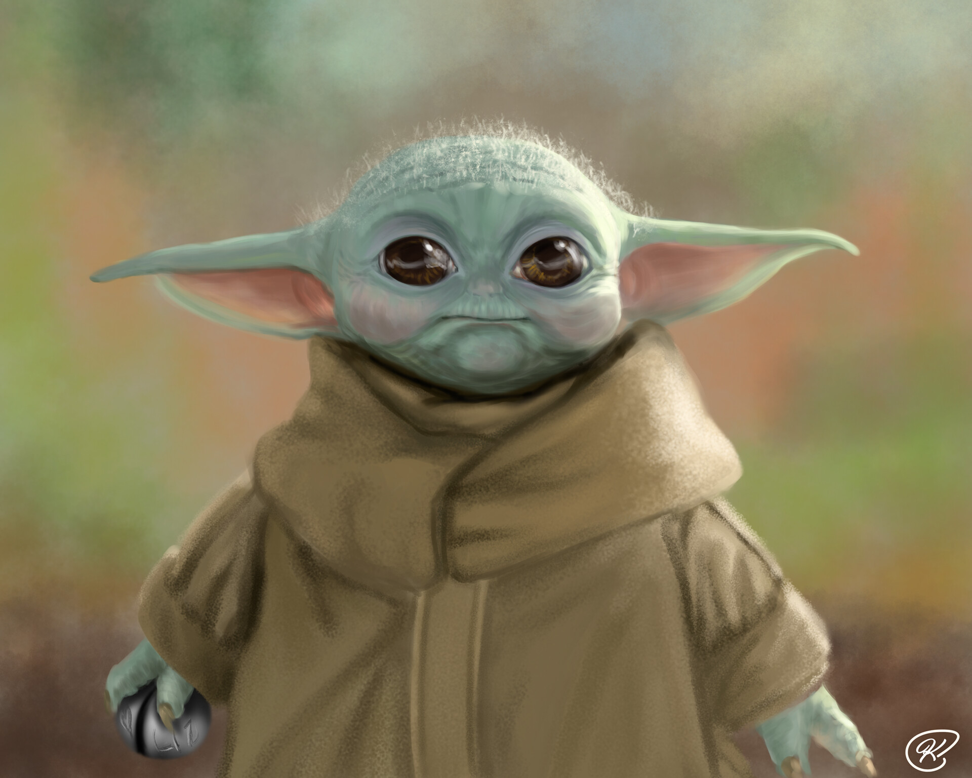 ArtStation - Grogu Fan Art