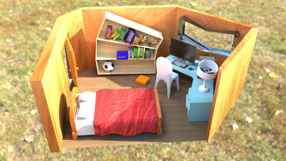 ArtStation - CARTOON ROOM