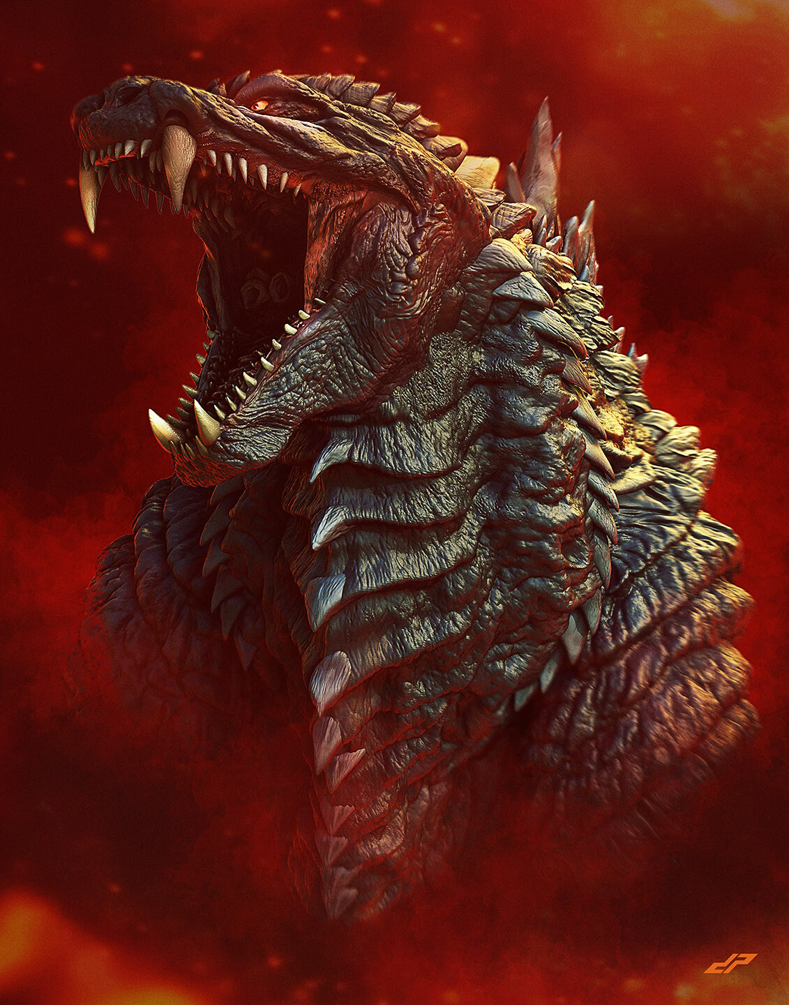 Dopepope - GODZILLA singular point bust