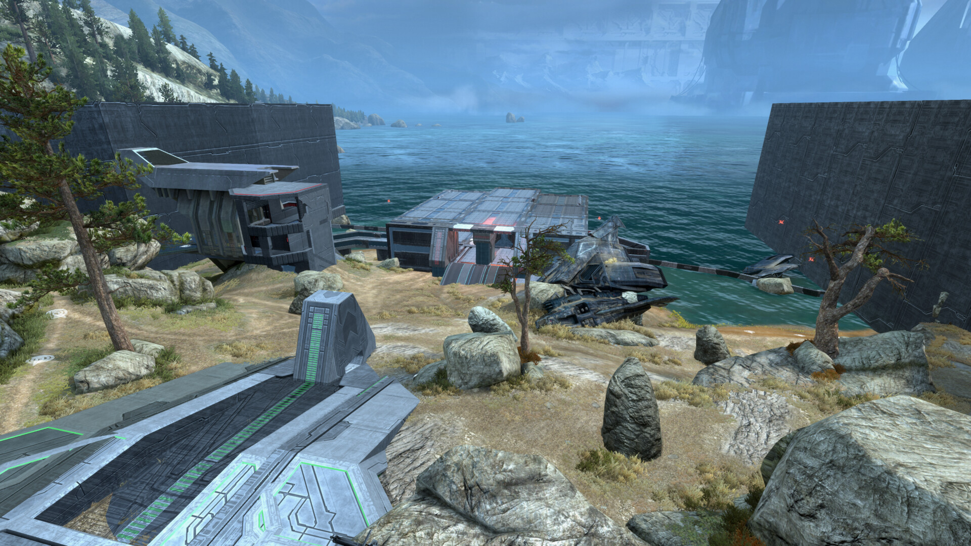 ArtStation - Rocky Road - Halo Reach Forge map