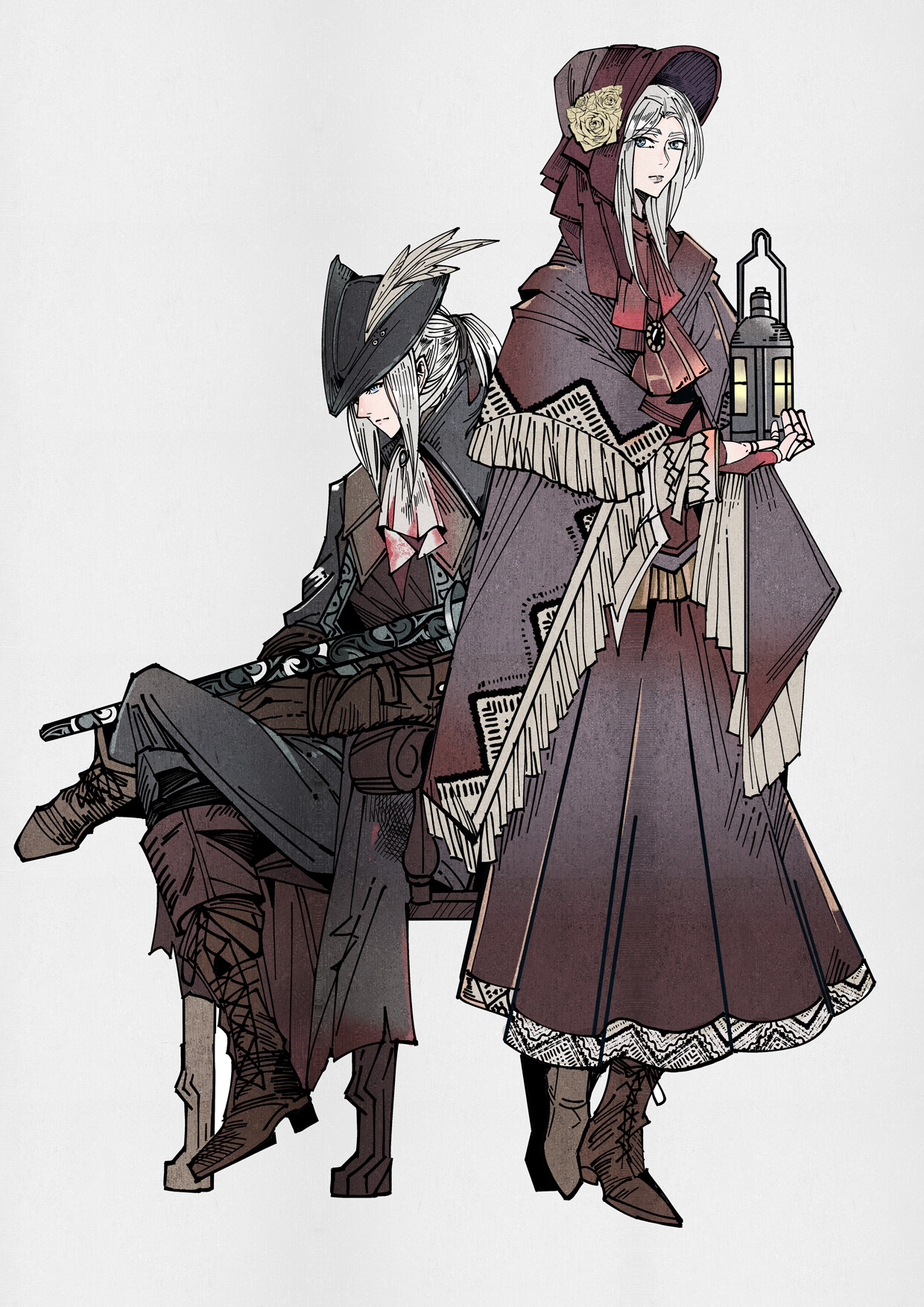 ArtStation - Doll & Lady Maria of the Astral Clocktower