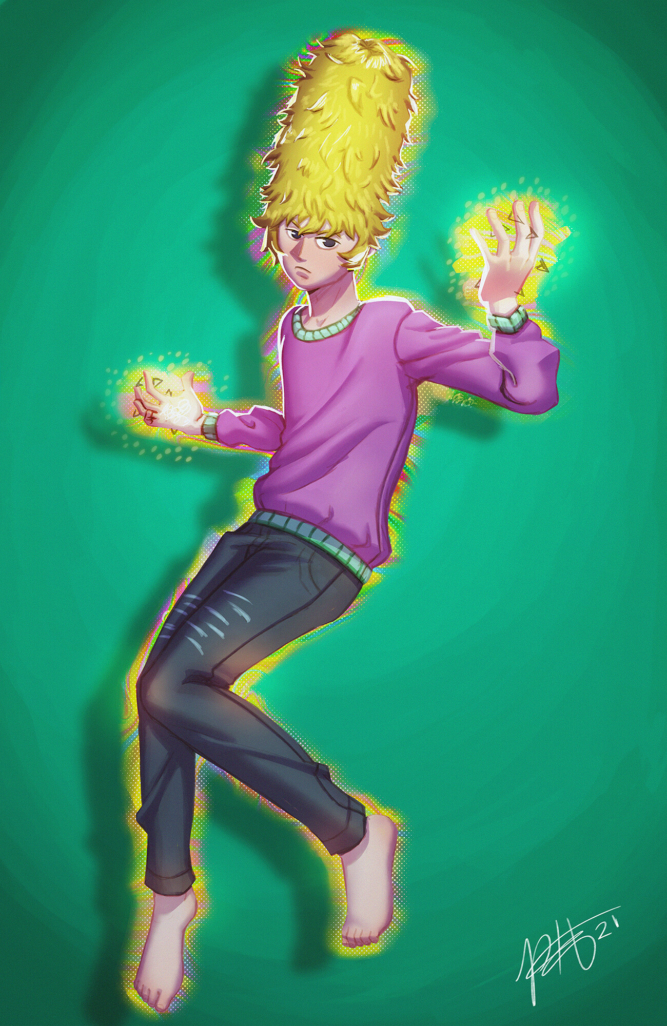 ArtStation - Teru - Mob Psycho 100