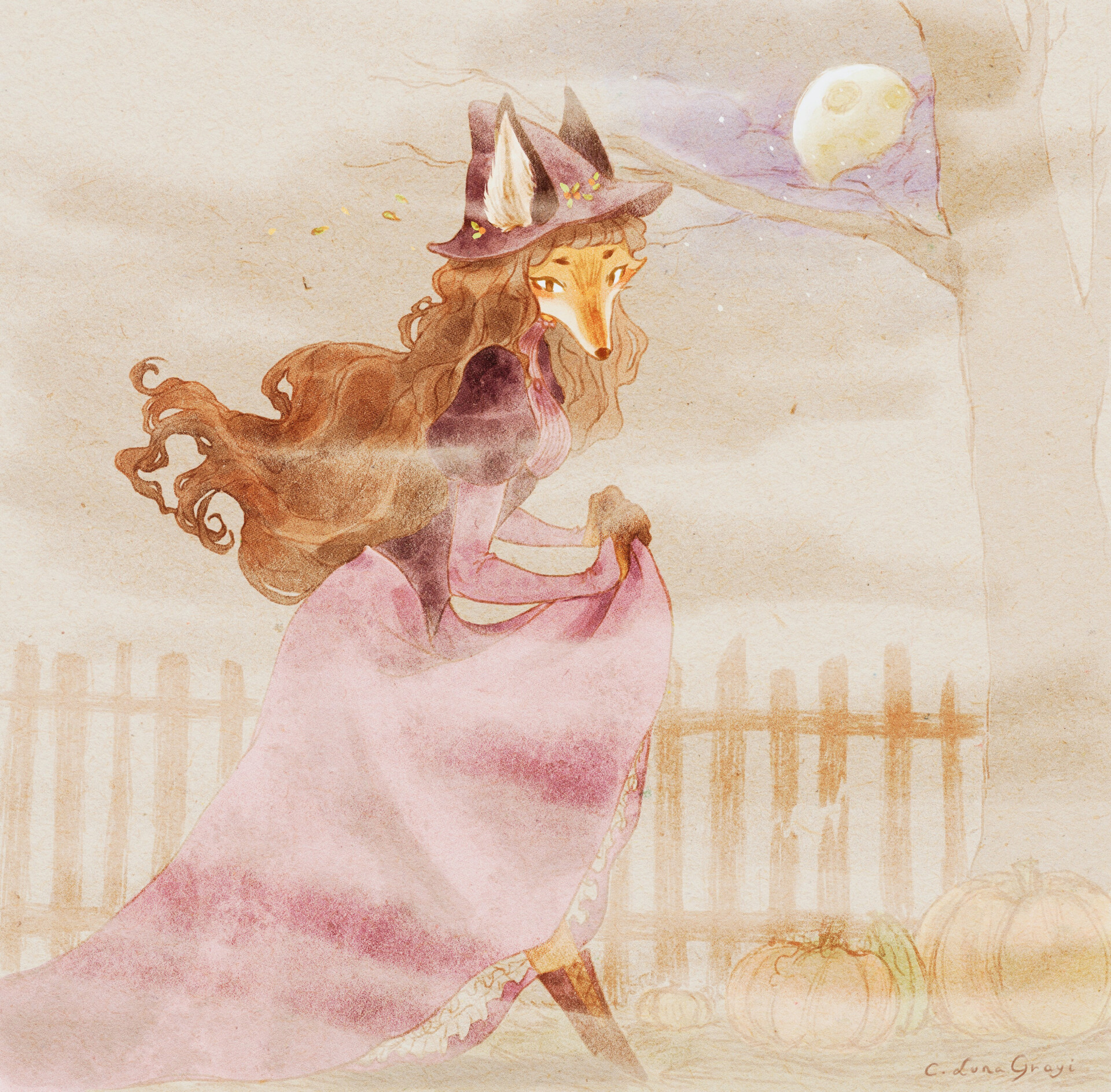 ArtStation - Fox Witch~🦊