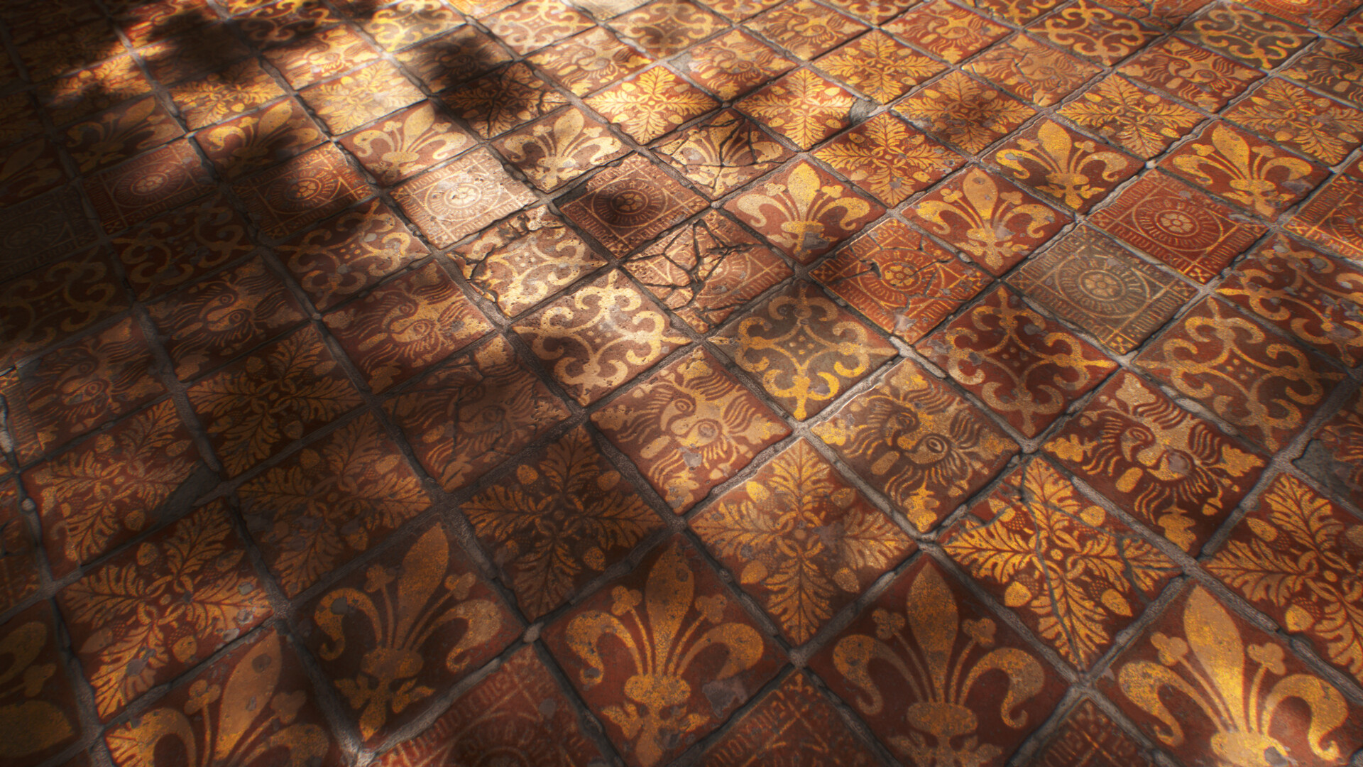 Alexandra (Sasha) Kornilova - Medieval Encaustic Tiles