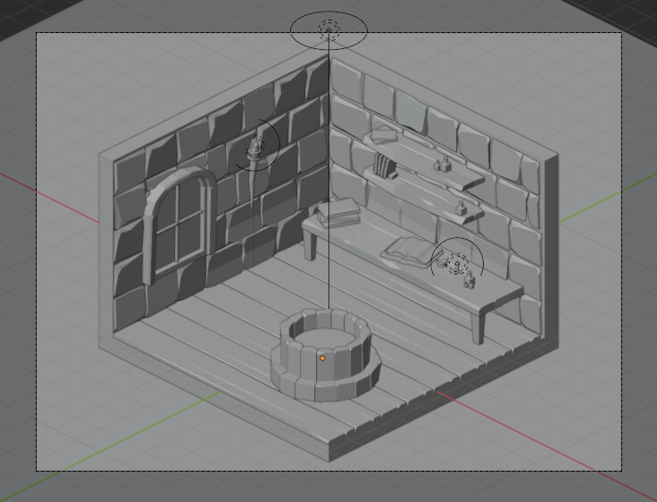 Snow Box - Isometric Dungeon Potions Room