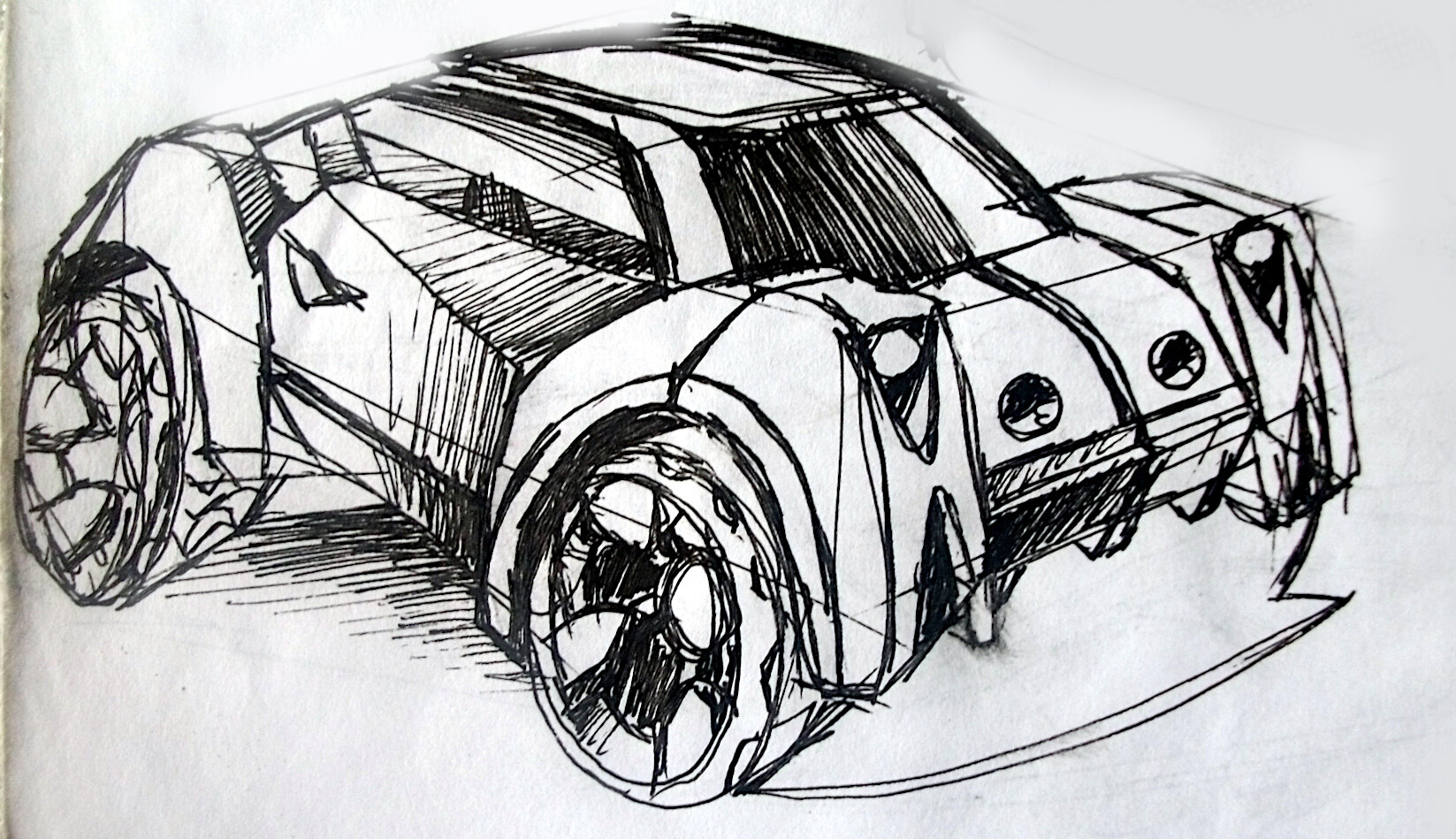 Futuristic Cars Drawings