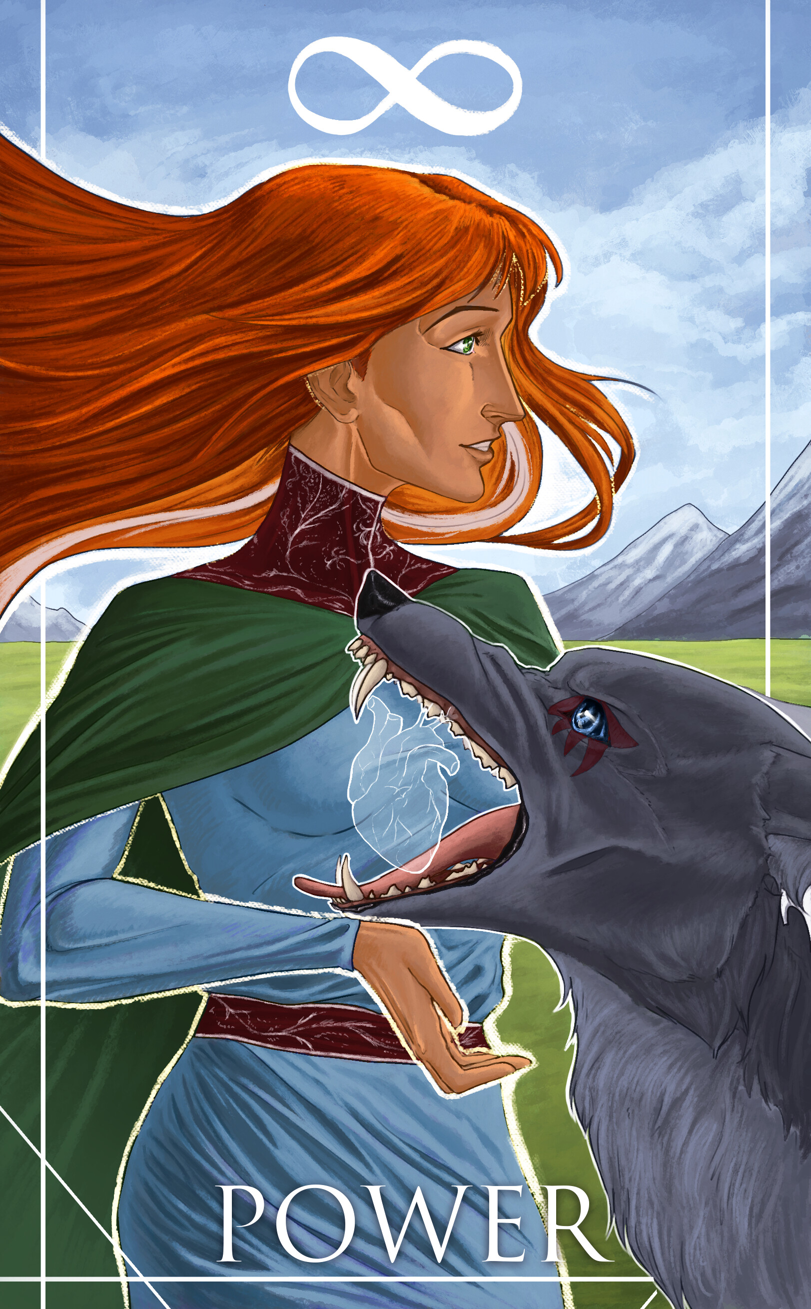 ArtStation - Tarot "Power" | 2019