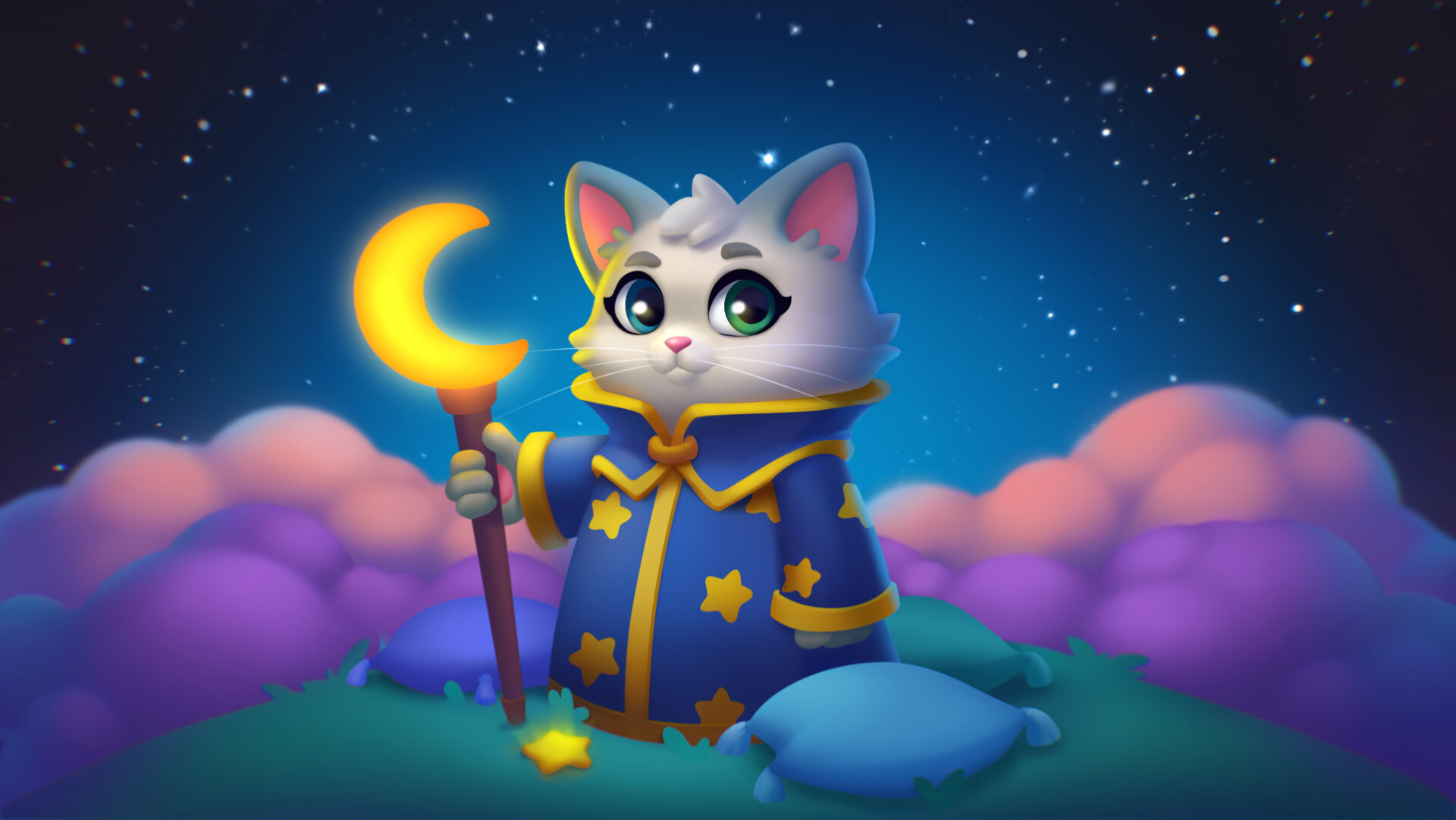 ArtStation - Night cat