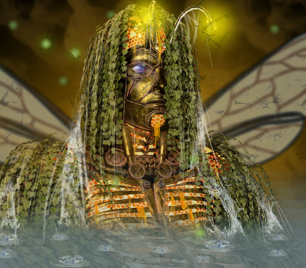 ArtStation - Cyber Girl: Bee