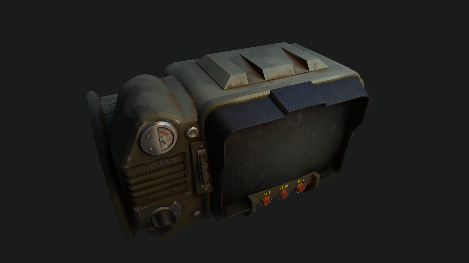 Fallout 3 Wallpaper Pipboy