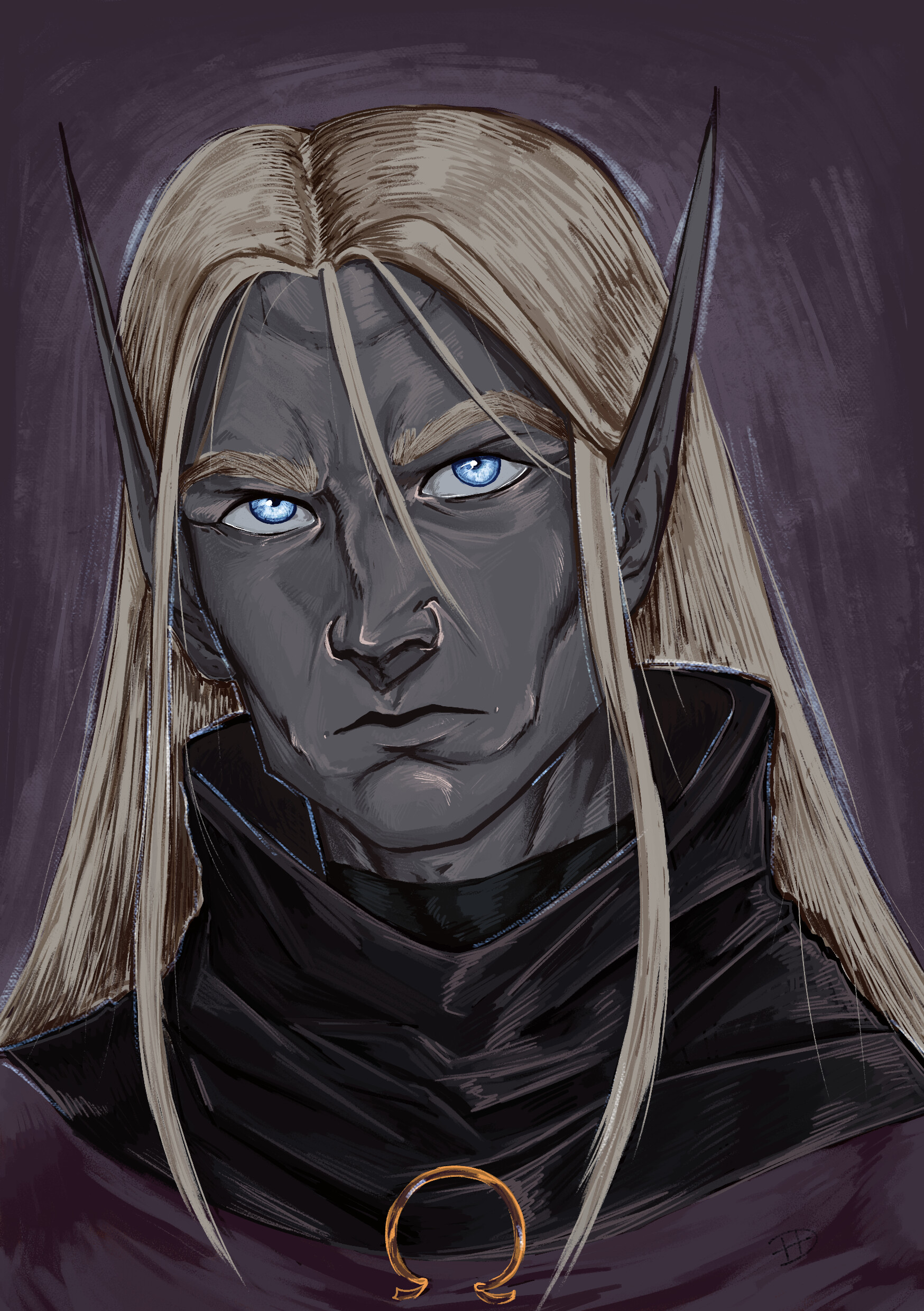 ArtStation - Elf portrait | 2020