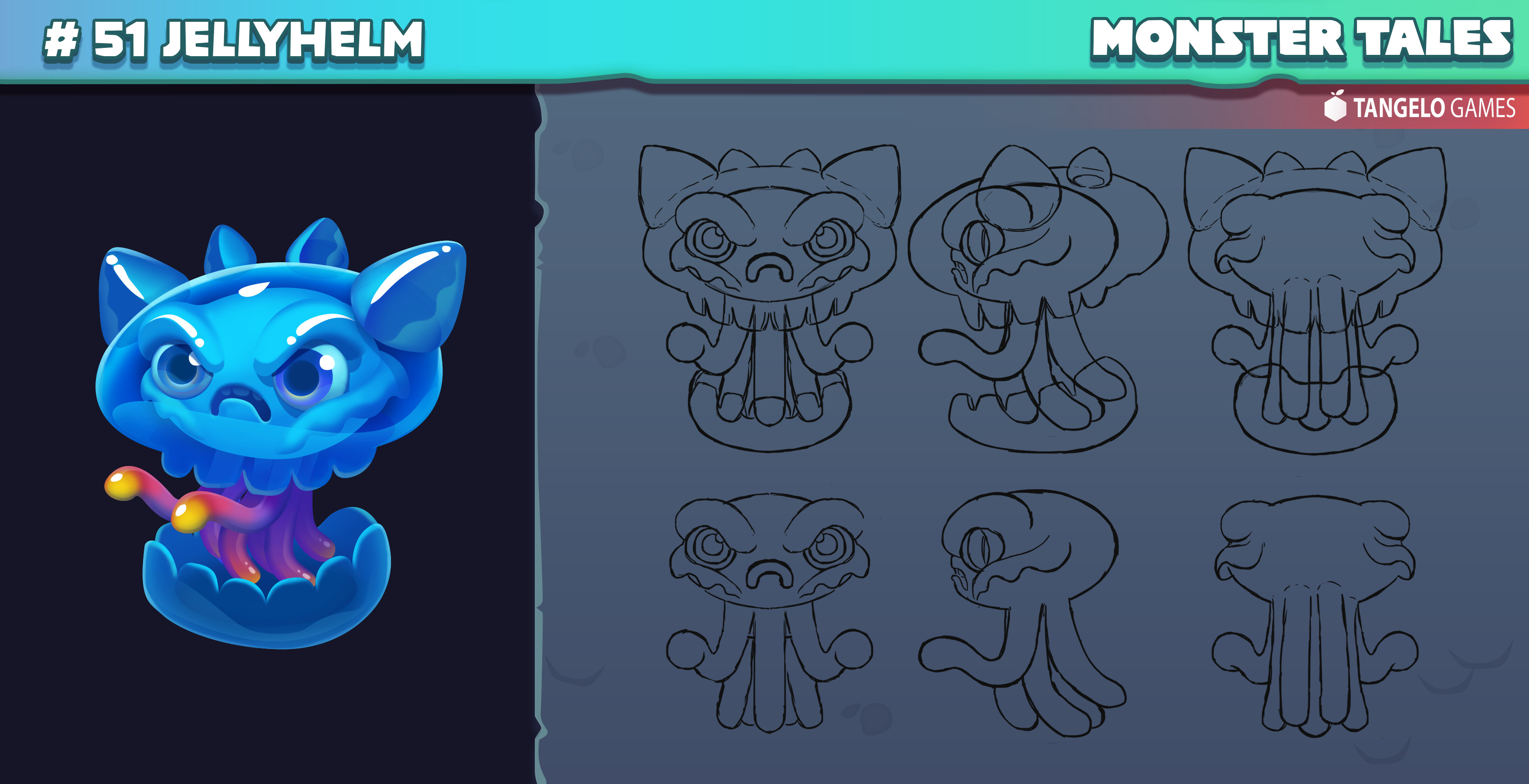 Dani Sepúlveda (Yizard) - Monster Tales Jellytin, Jellyskull and Jellyhelm