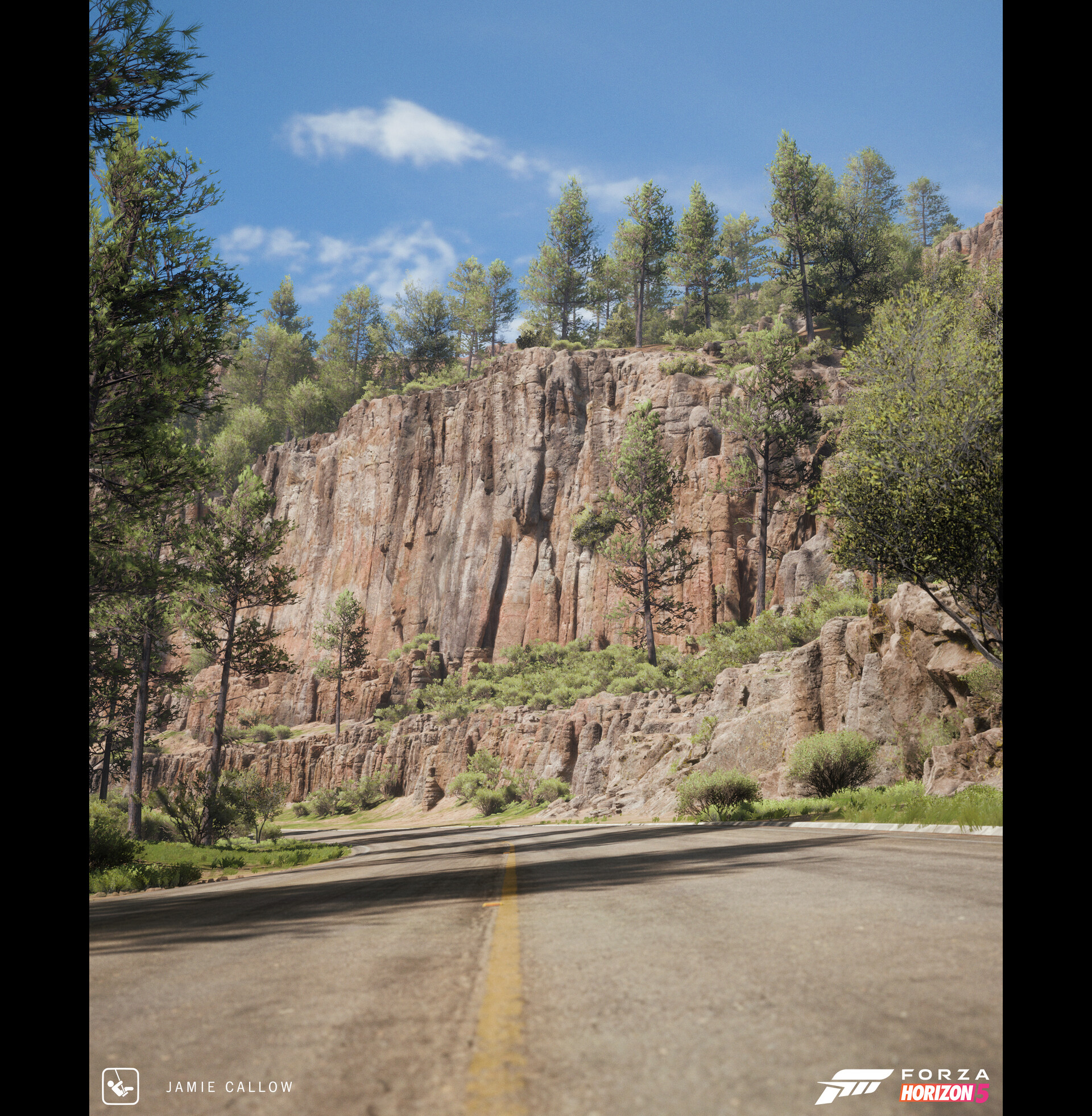 Jamie Callow - Forza Horizon 5 - Canyons Rock Geology