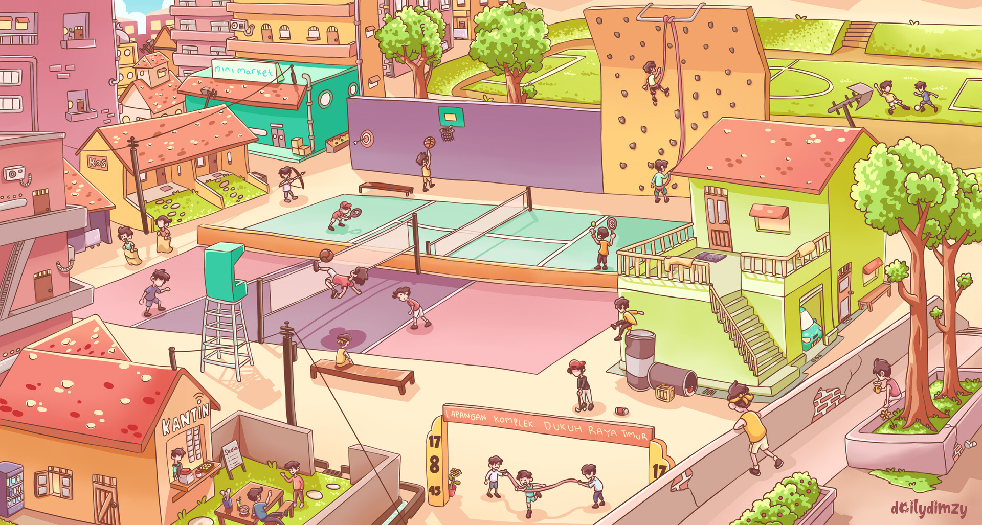 ArtStation - Sports Village