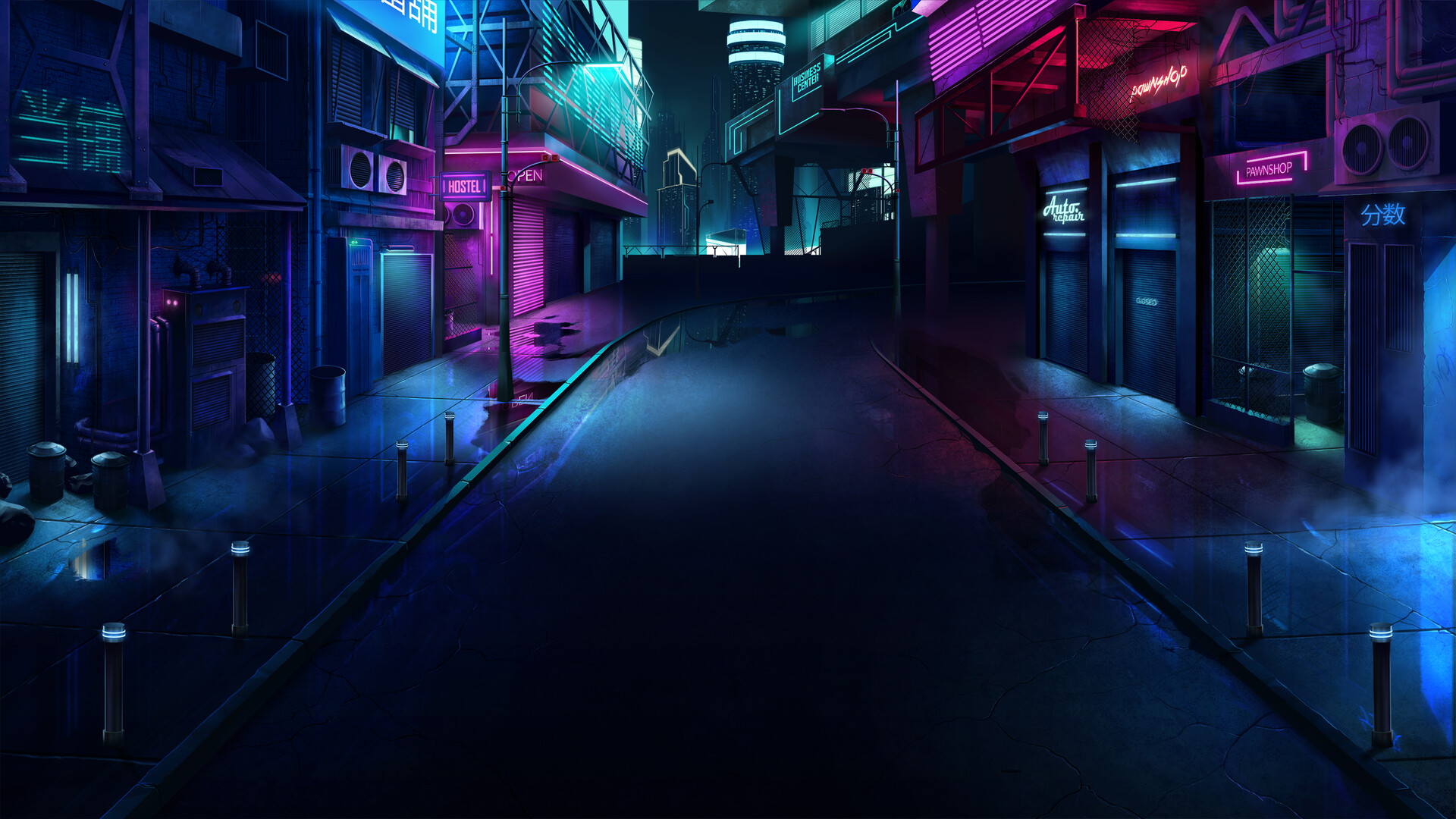 ArtStation - Cyberpunk location