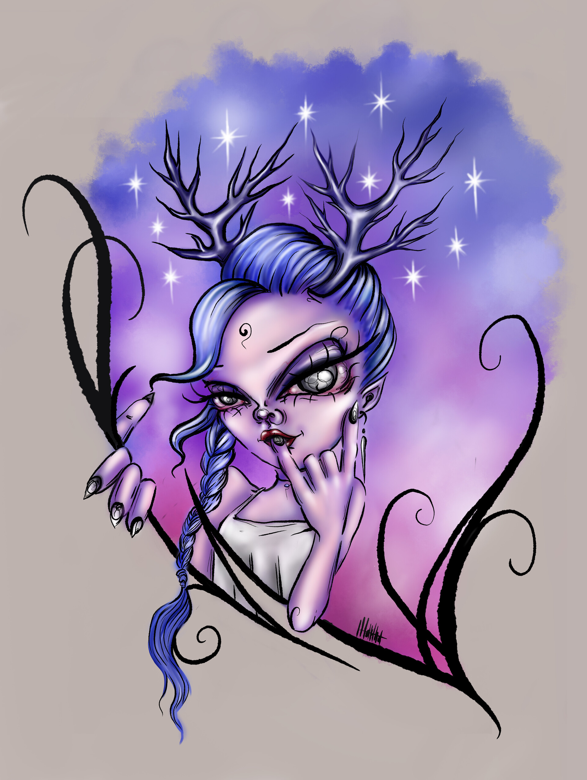 ArtStation - Deer Girl