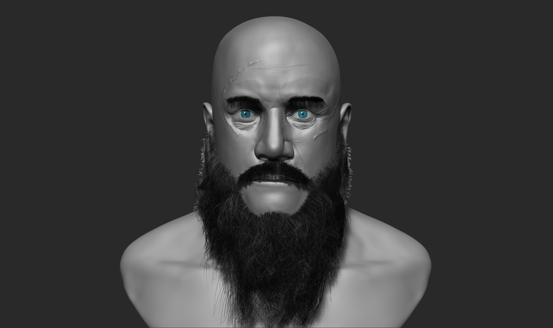Mike Langran - Ragnar Face Study