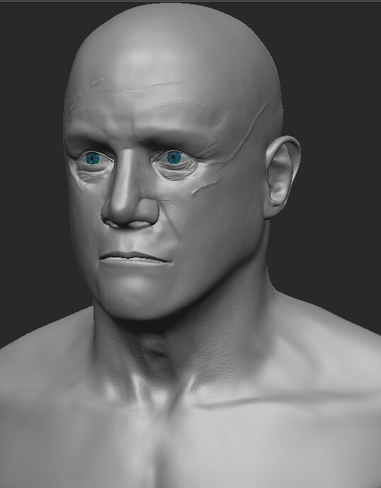 Mike Langran - Ragnar Face Study