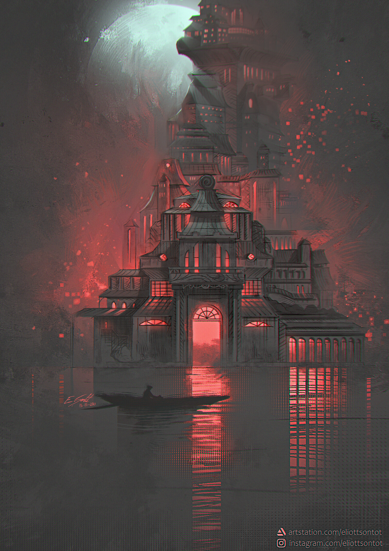 ArtStation - Moonlight Ride