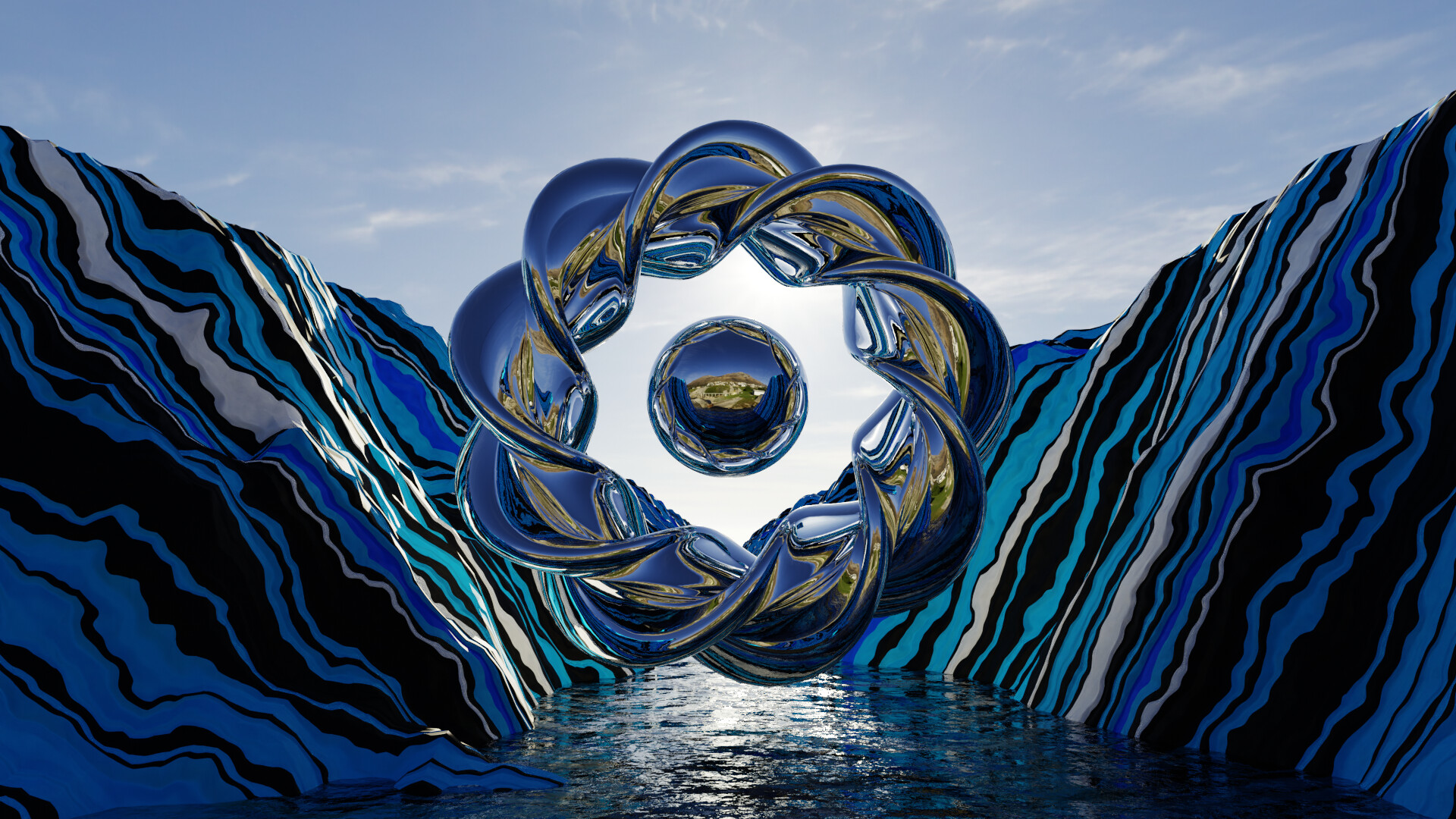 ArtStation - Abstract Enviroment by Roberto Plucinski