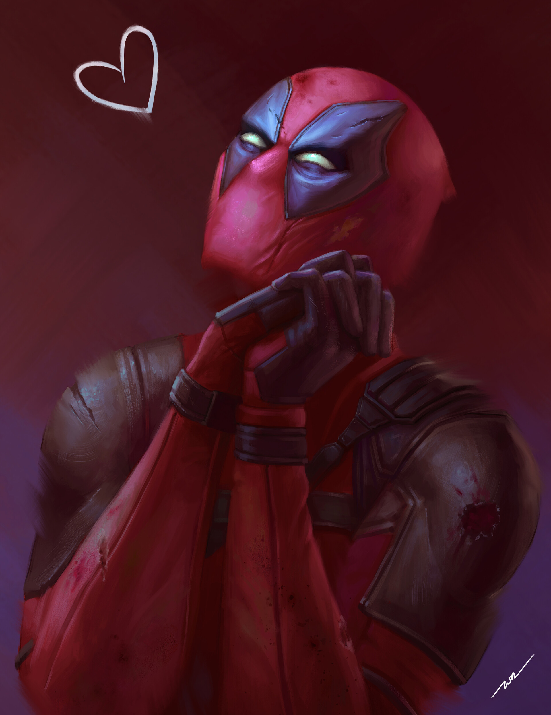 ArtStation - Deadpool in Love