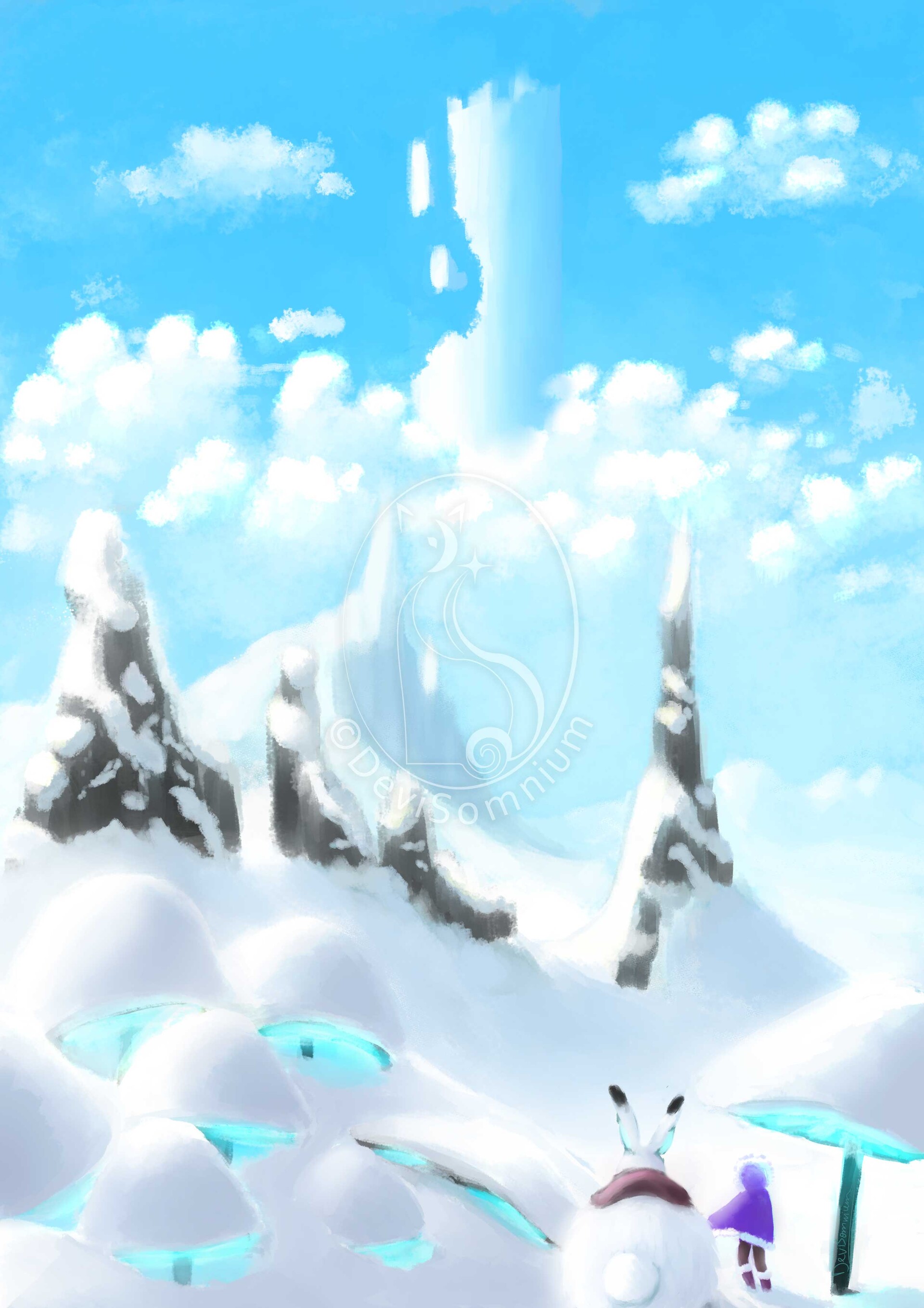 ArtStation - Snowy Mountains