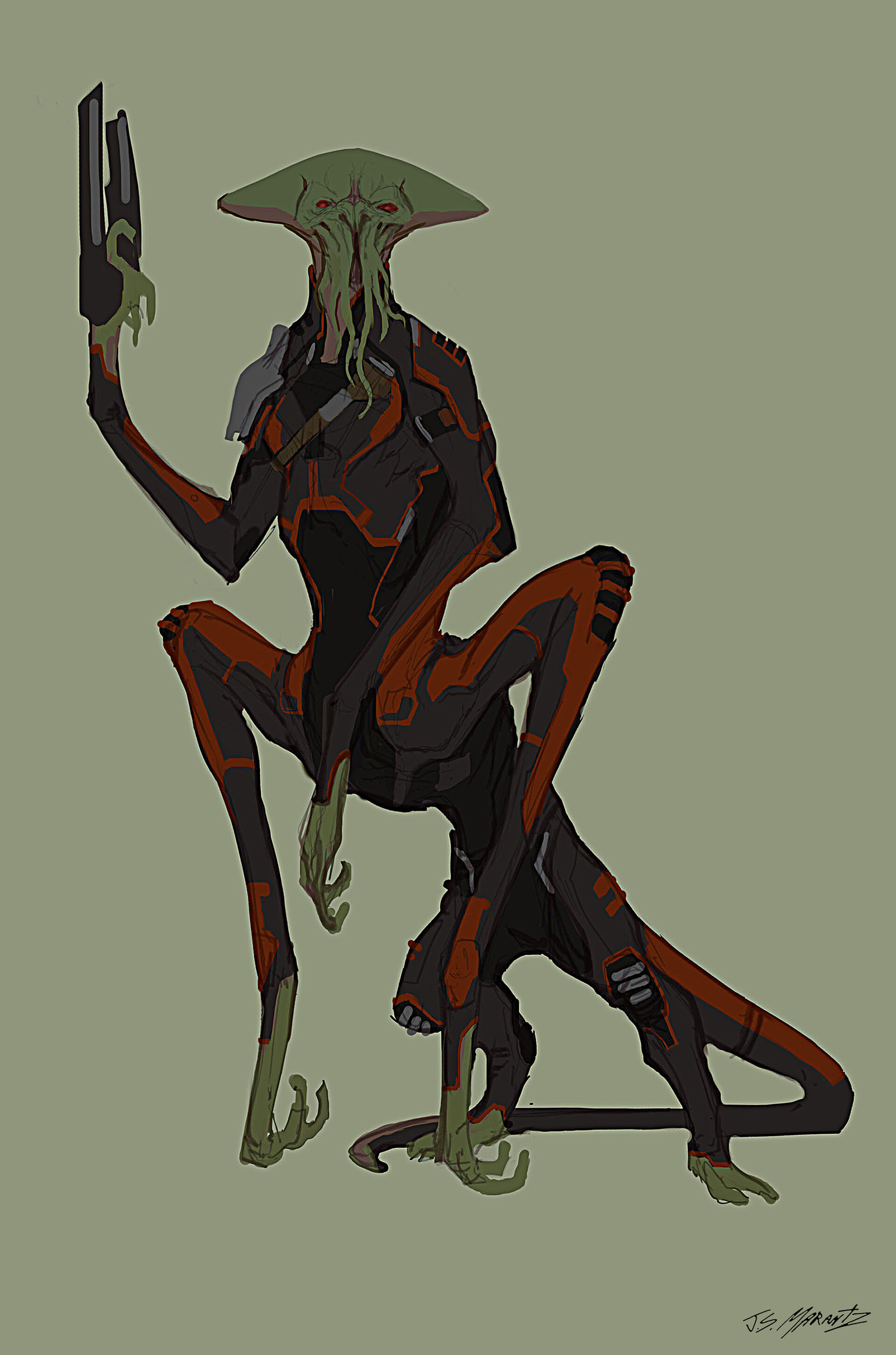 Jerad S. Marantz - ALIEN OUTLAWS: Design and Brainstorming GUMROAD TUTORIAL