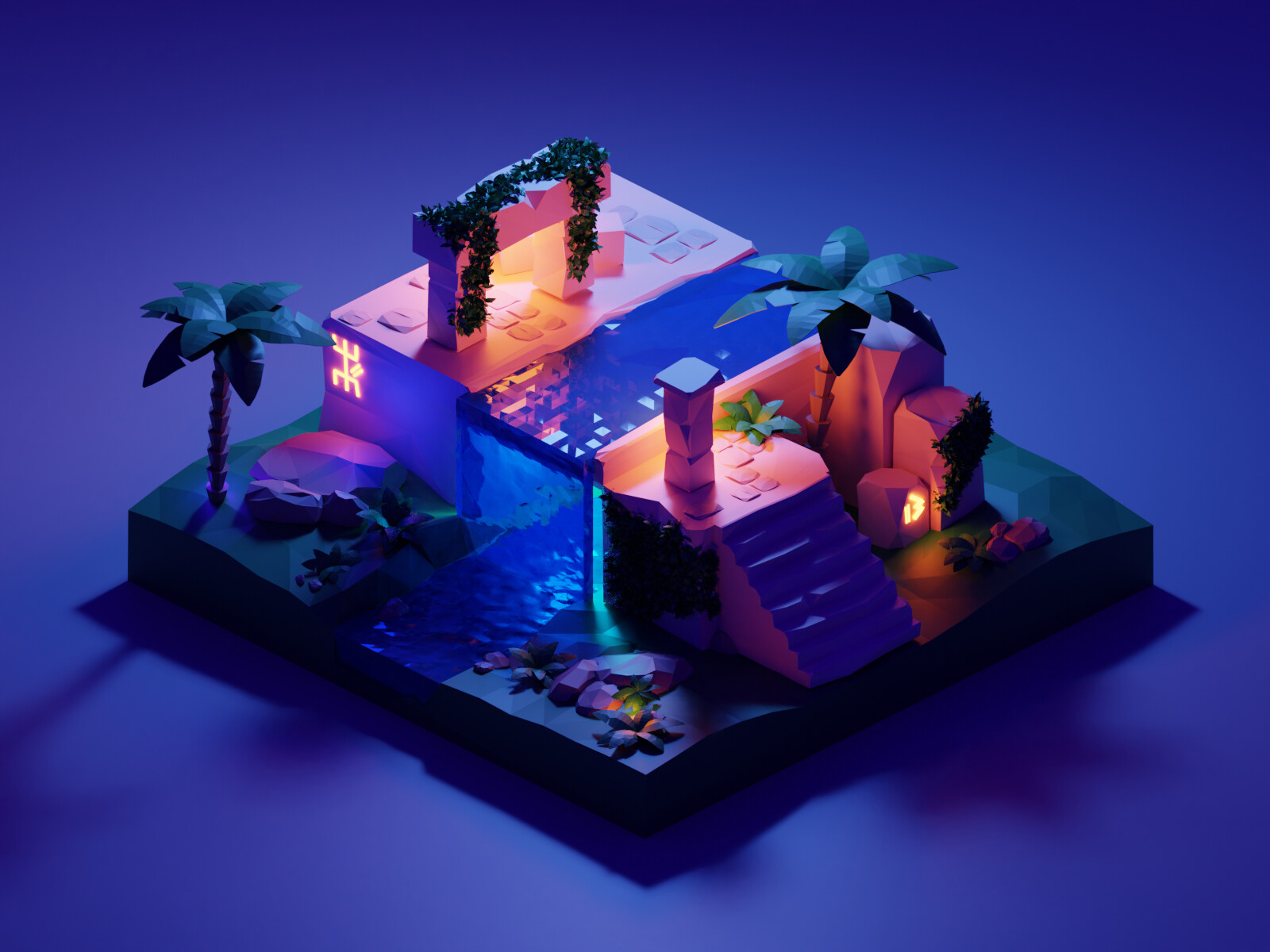 ArtStation - Blender Environment - Ancient Ruins