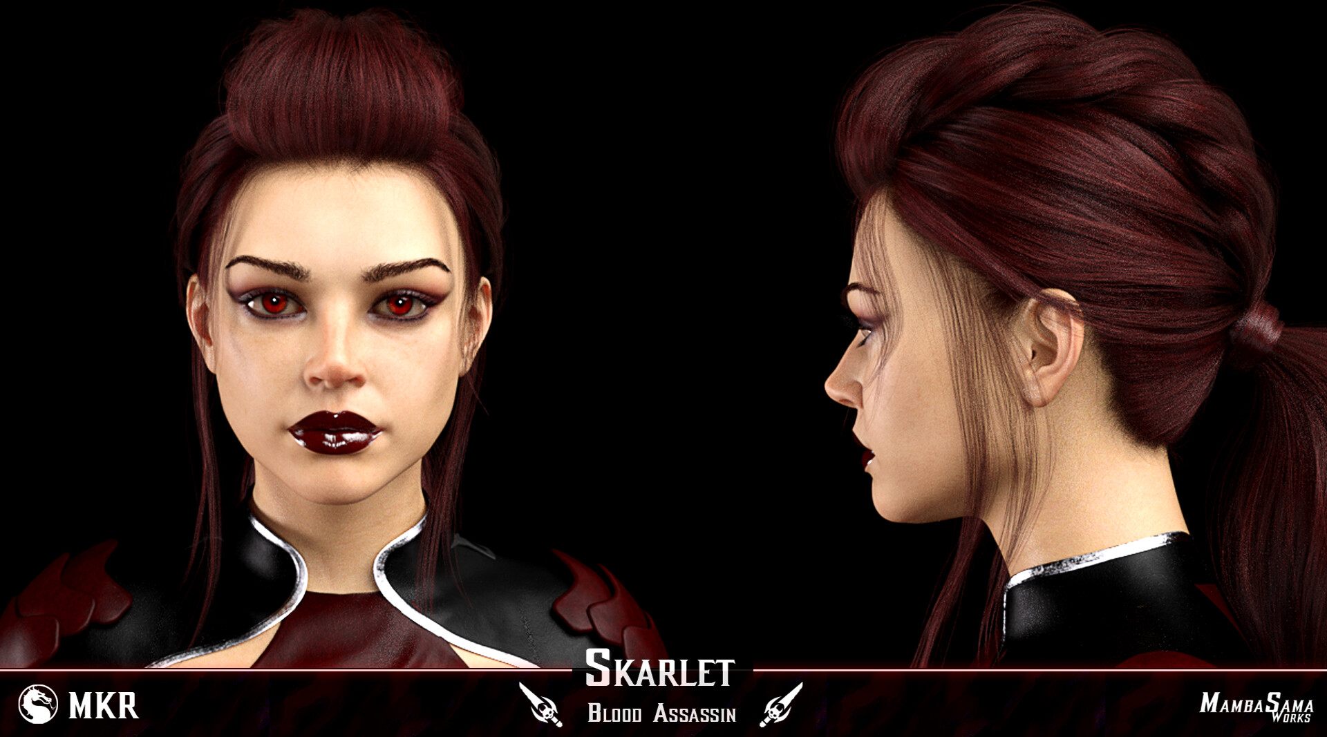 ArtStation - MKR - Skarlet (Blood Assassin)