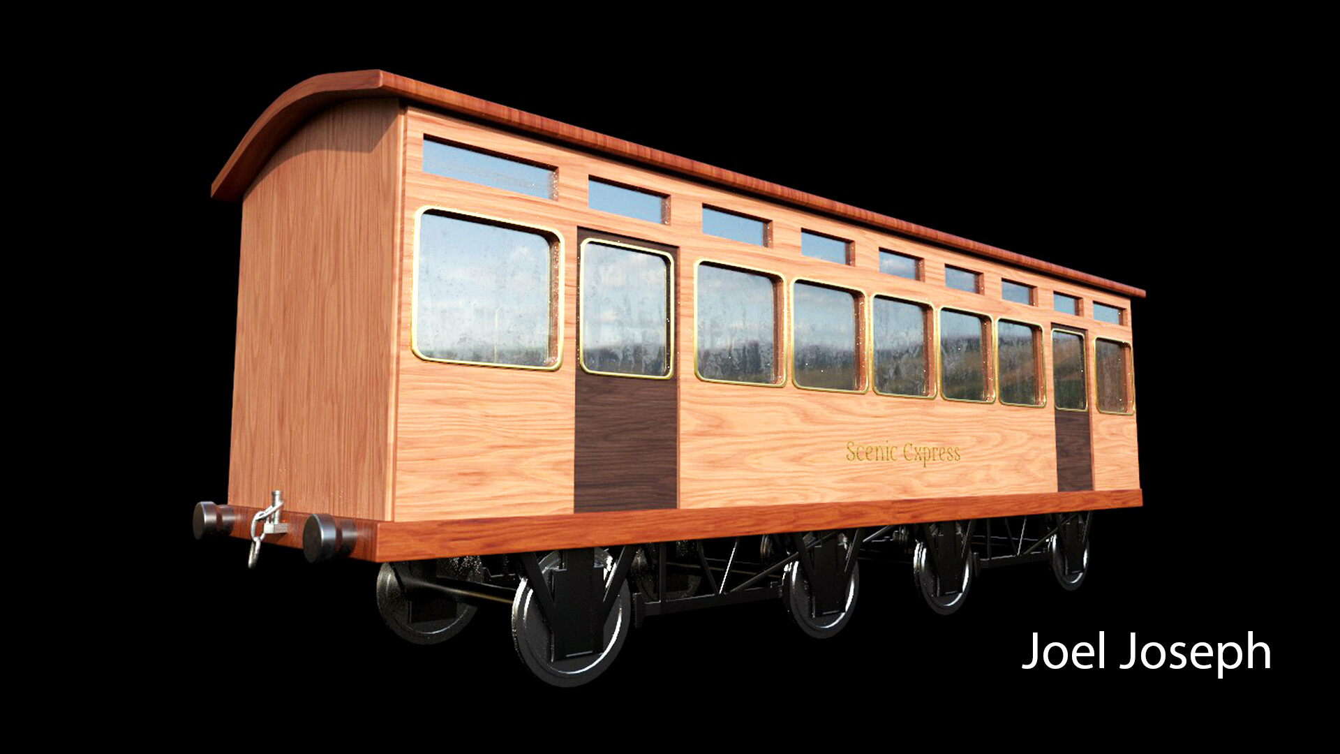 ArtStation - Railway Passenger Coach \ Passenger Railcar