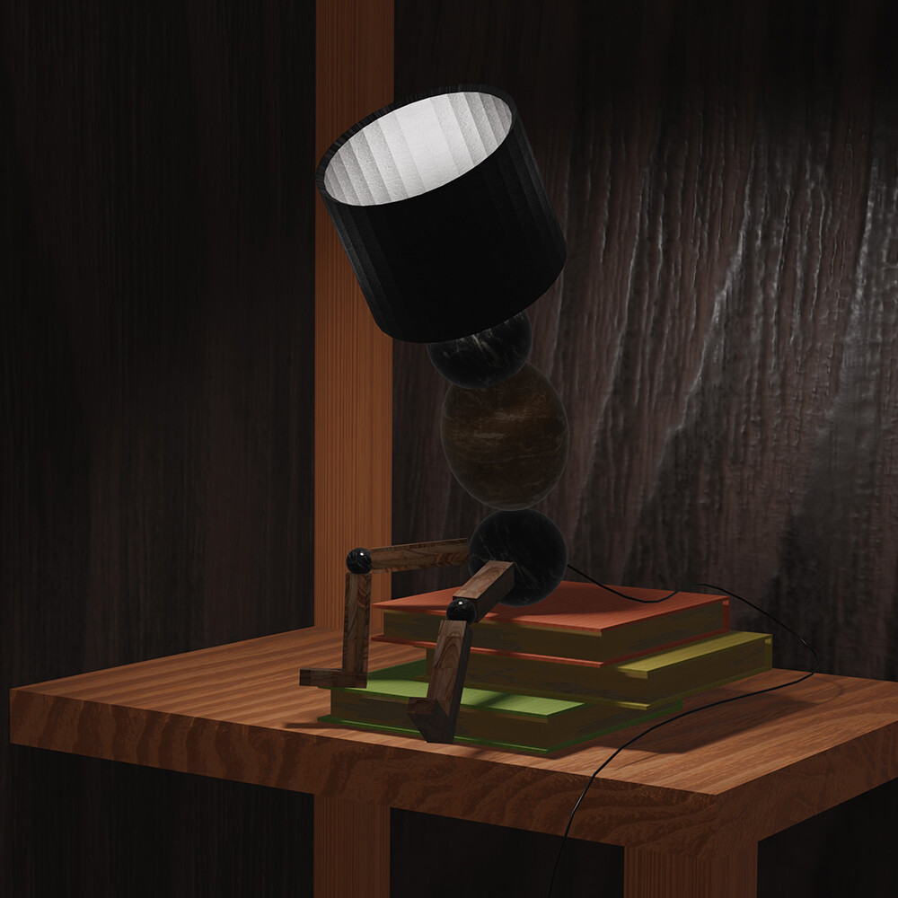 ArtStation - [3D] Lamp Man