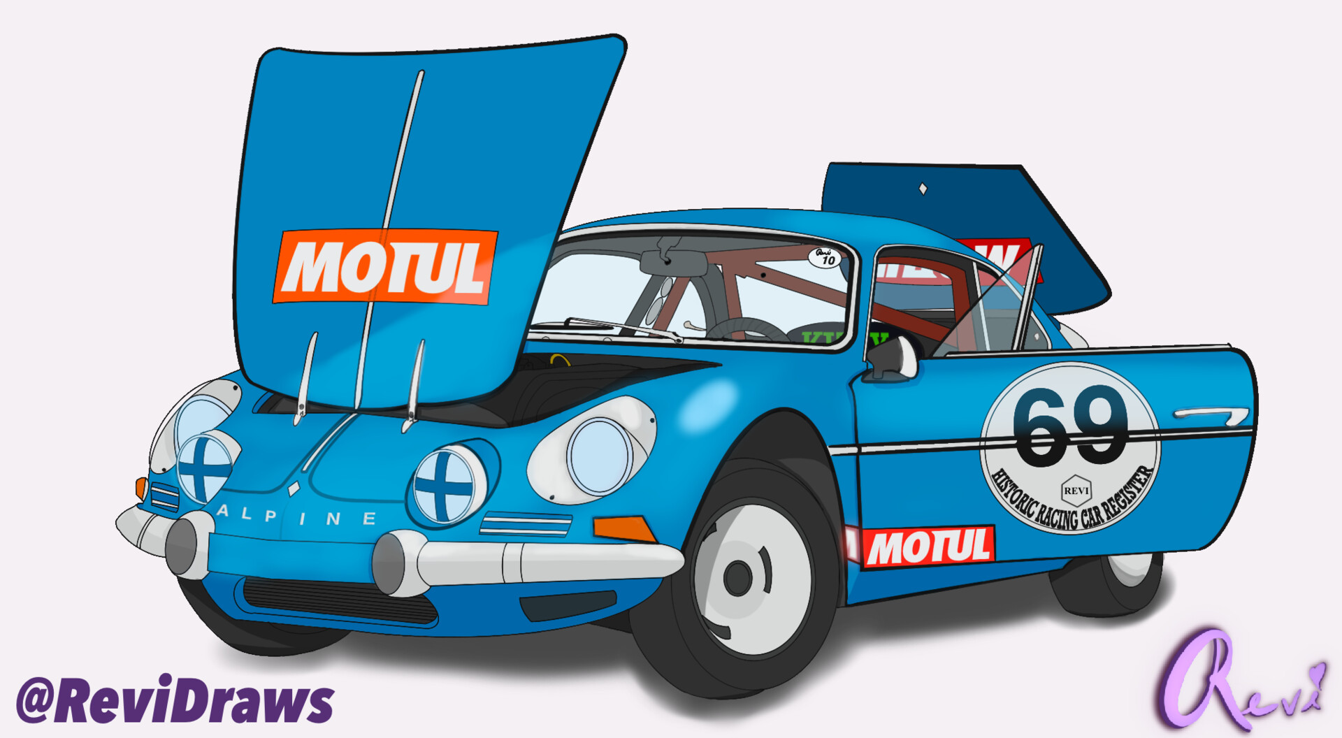 Revi Draws - Alpine A110