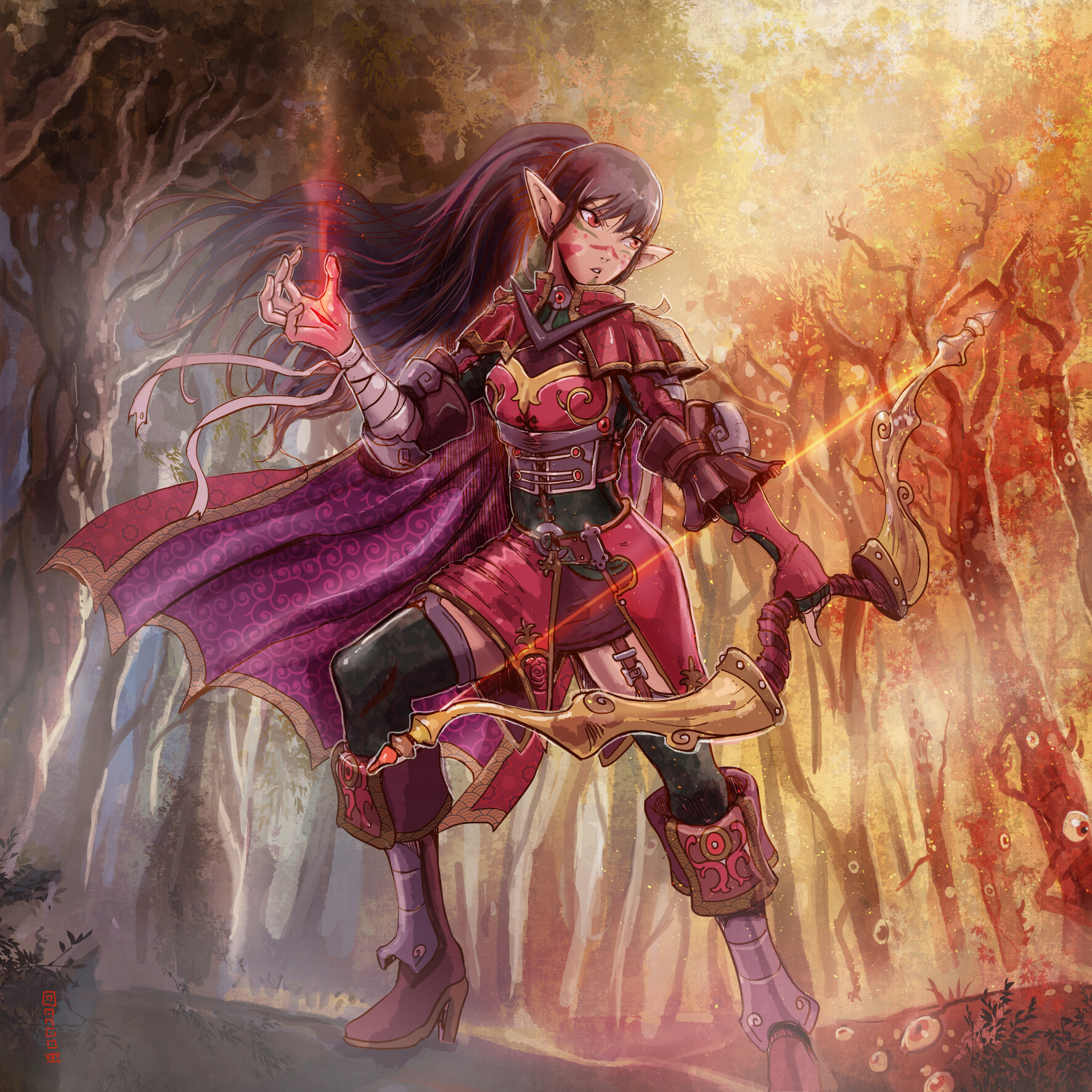 ArtStation - Elf Ranger Archer