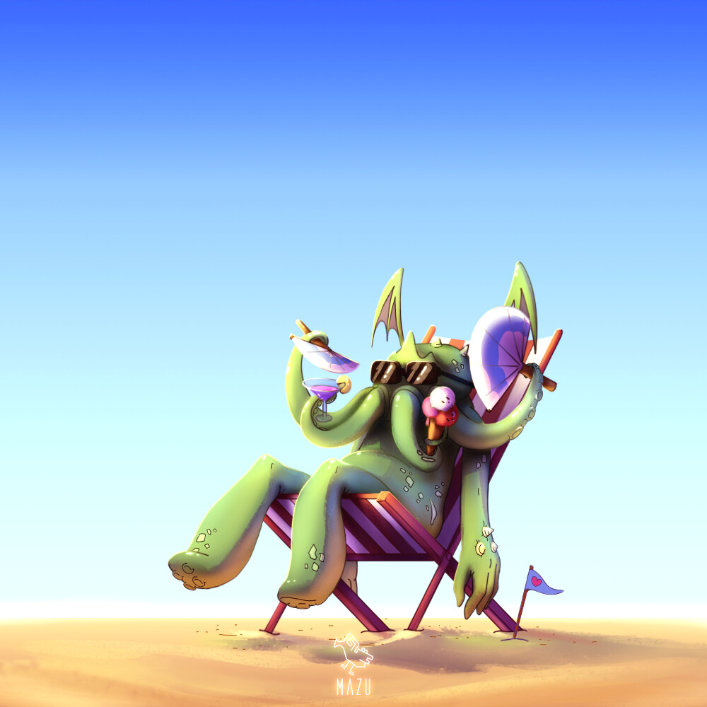 ArtStation - Cthulhu's summer