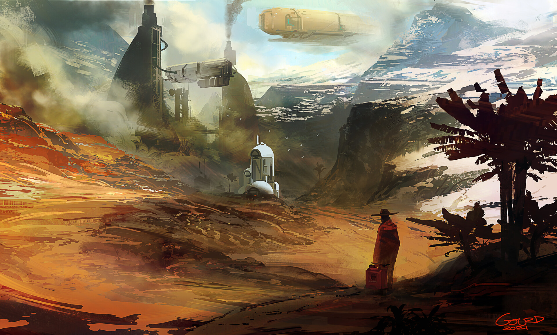 ArtStation - refueling station